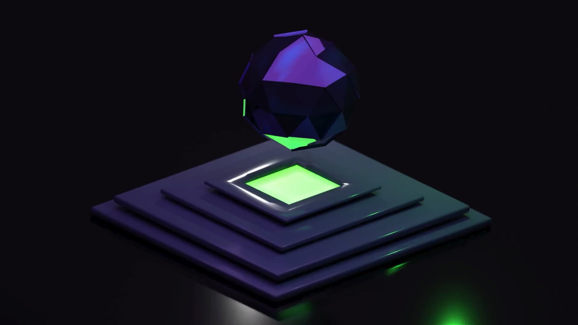 ArtStation - Ico sphere revolving