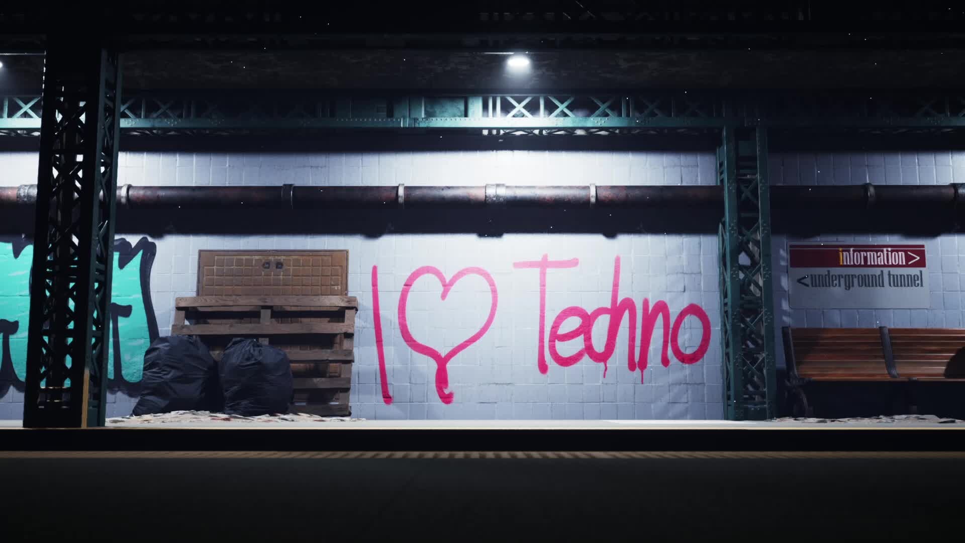 ArtStation - "I Heart Techno" Project