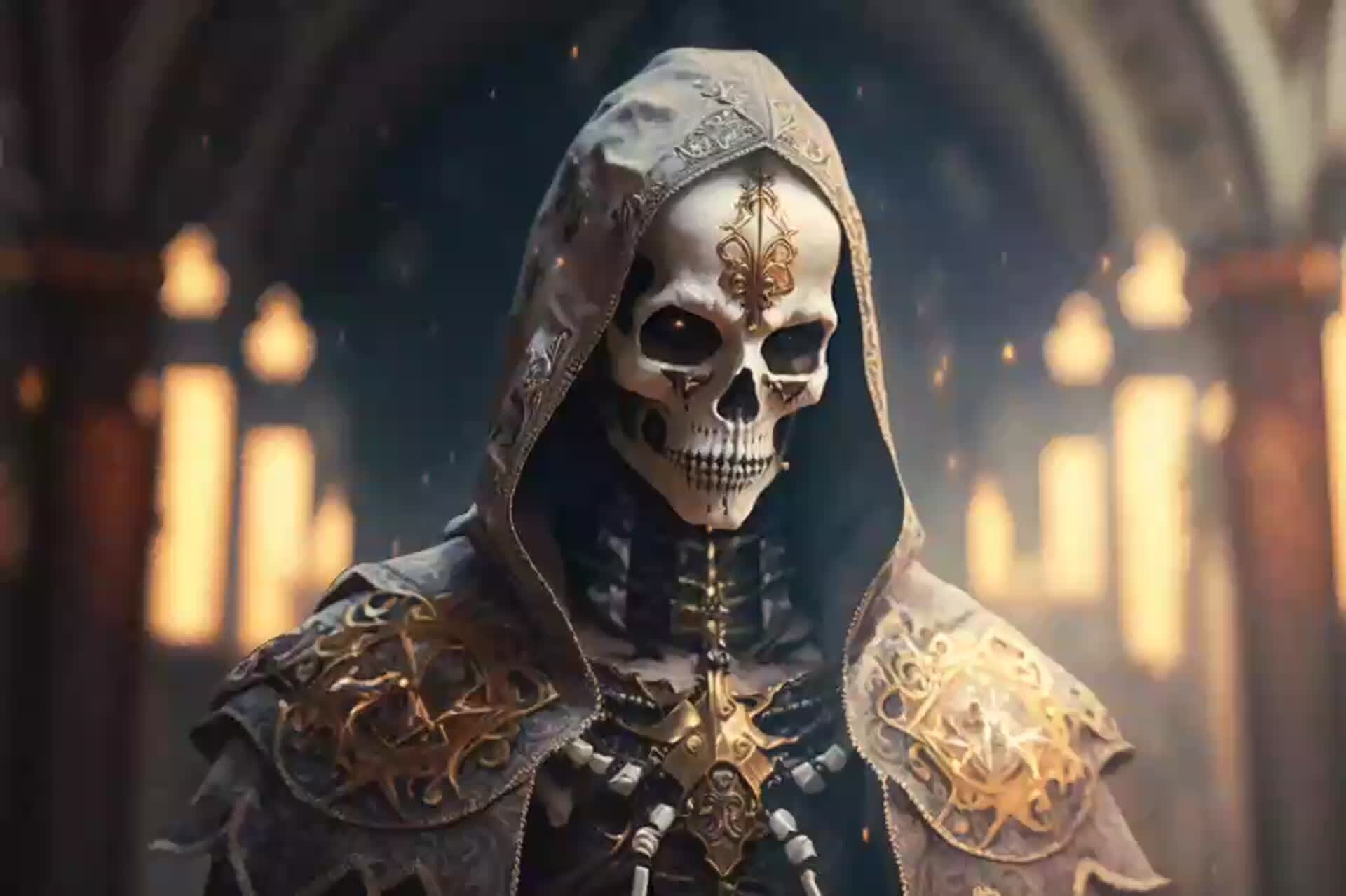 ArtStation - Midjourney & Auto Depth Map for character illustration.