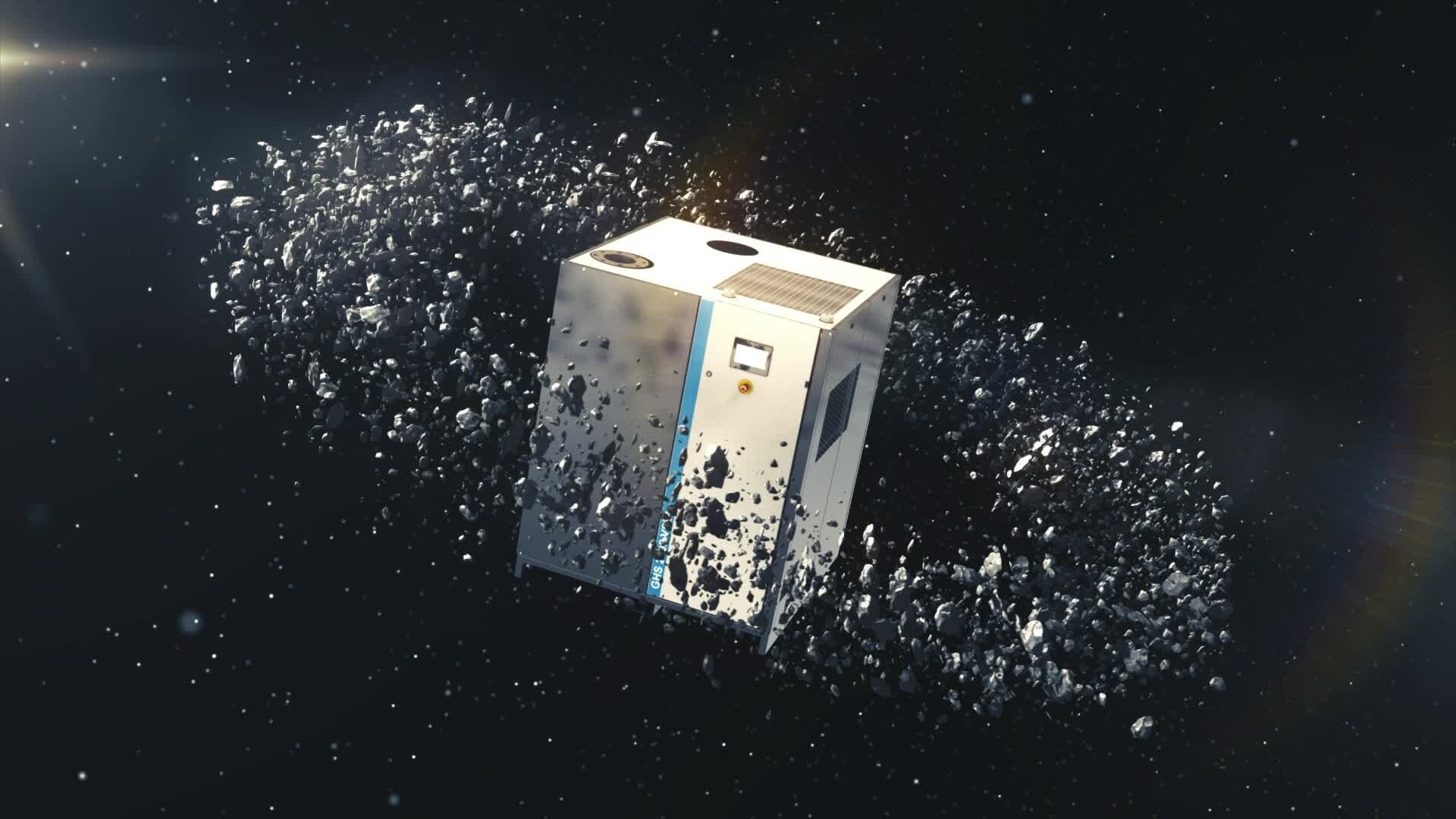 ArtStation - Atlas Copco: space trailer