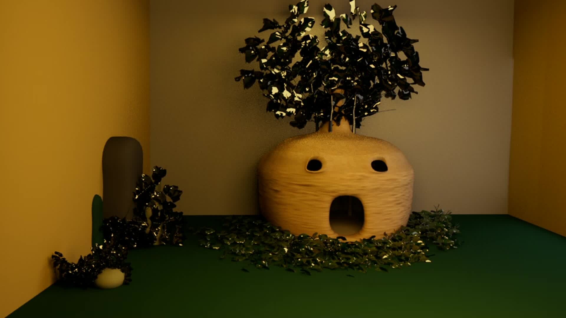 ArtStation - 3D Hidden Creature House