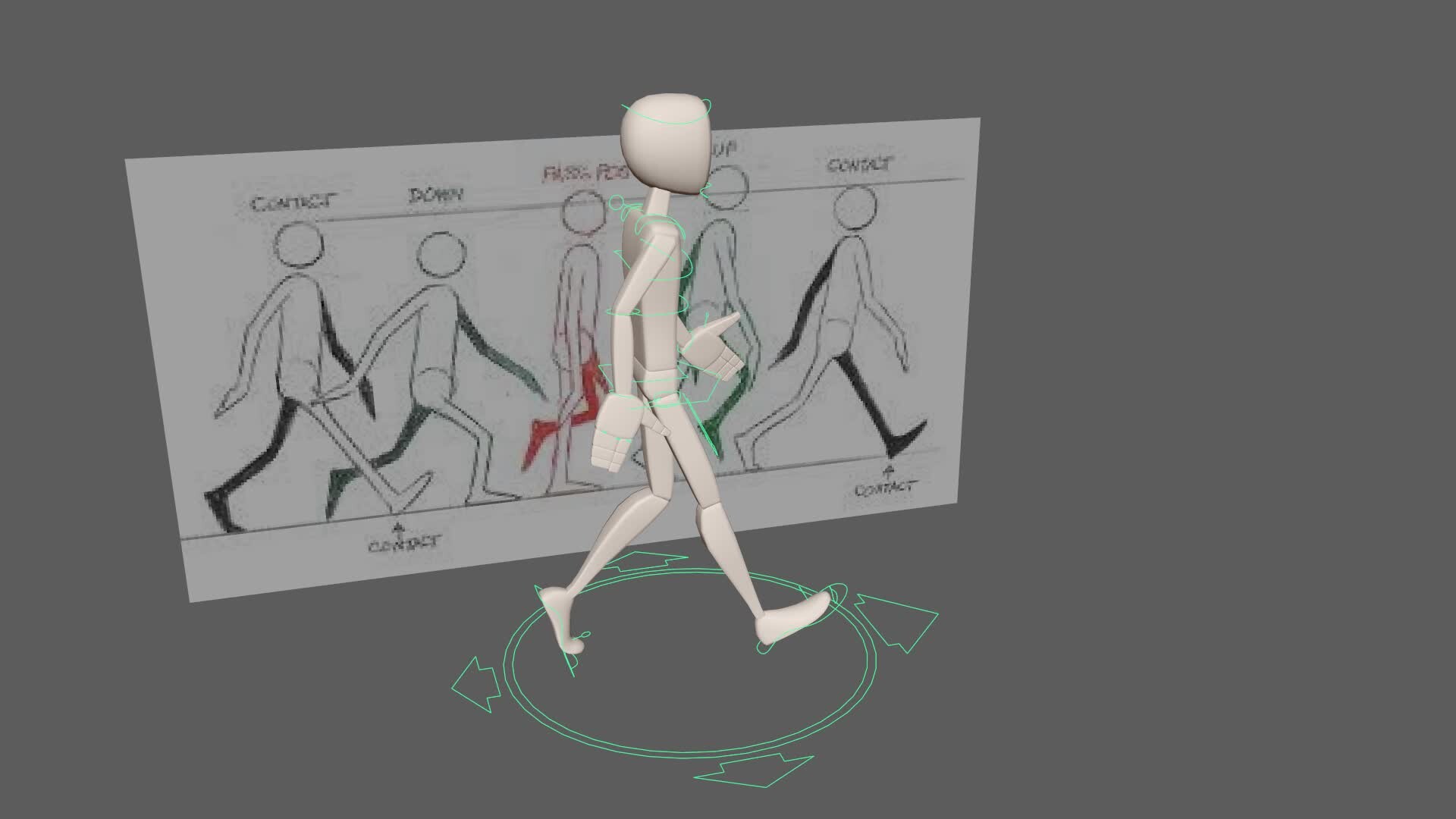 ArtStation - walk cycle basic