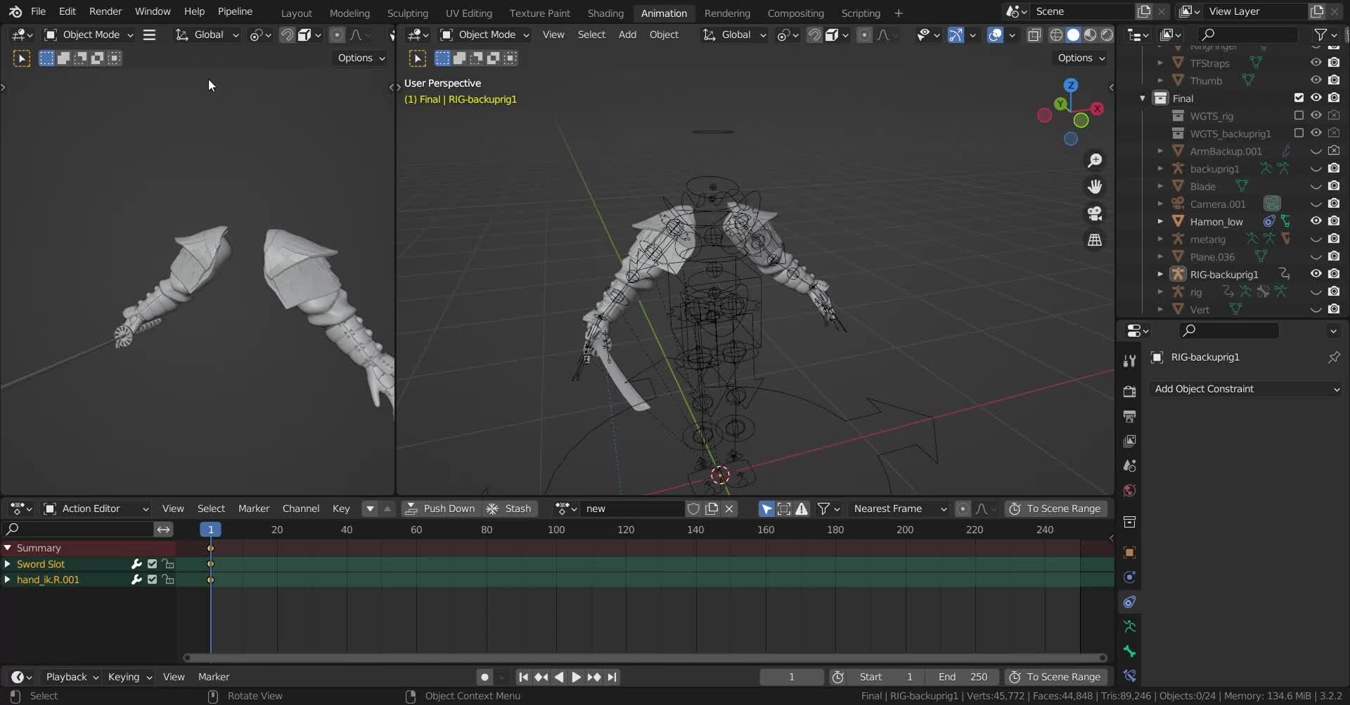 ArtStation - Project Blade Animation