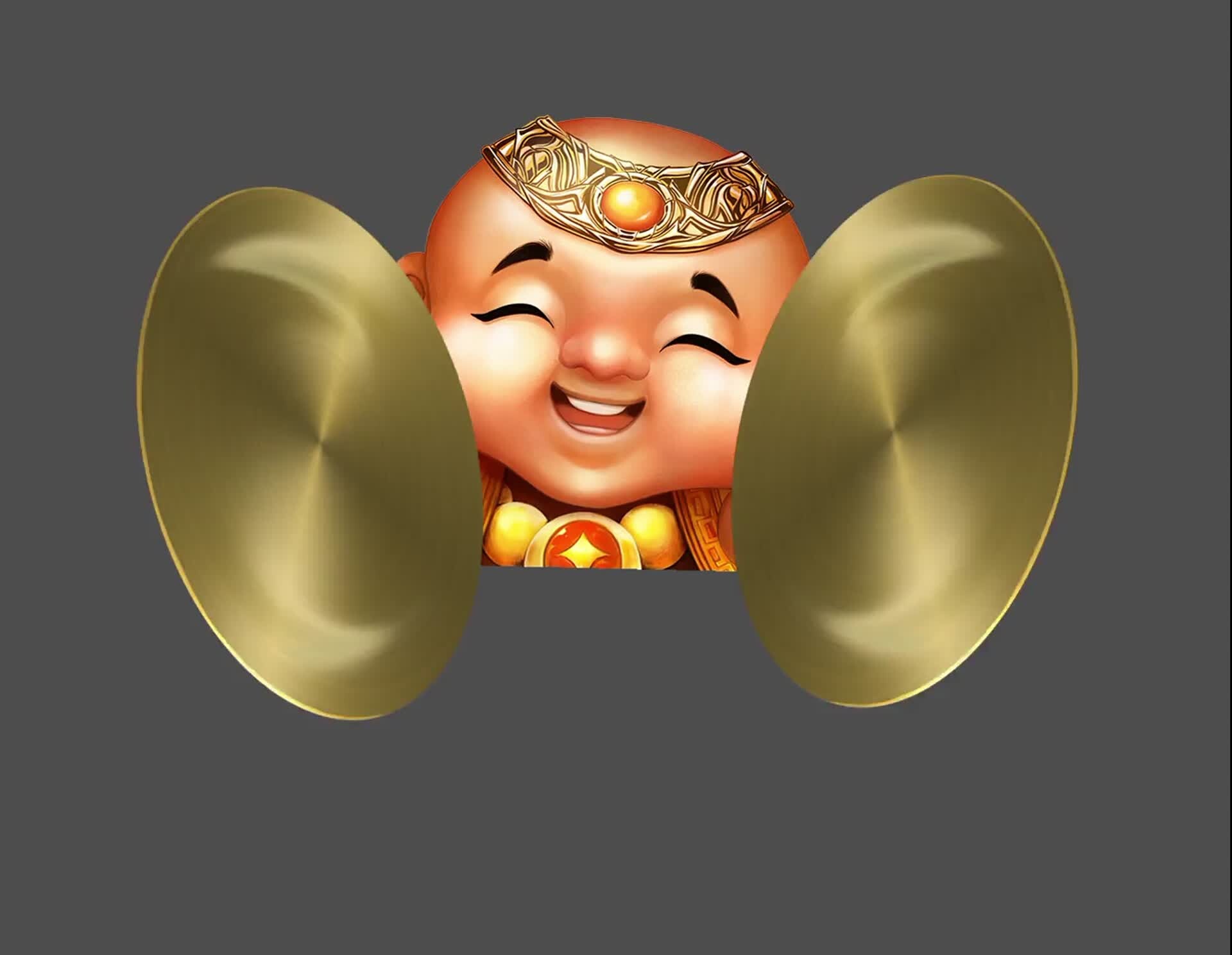 ArtStation - Animation design of the slot character "Monk"