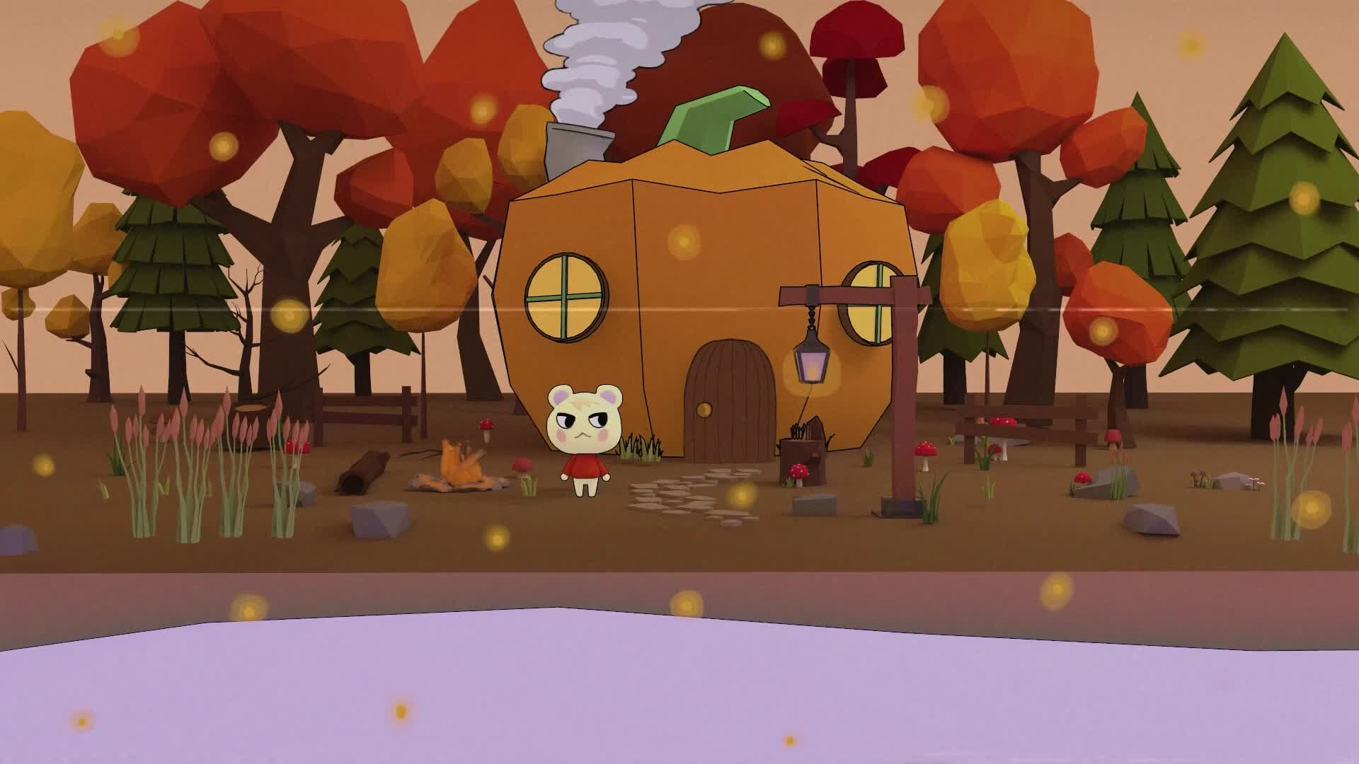 ArtStation - Animal Crossing Fall Vibes