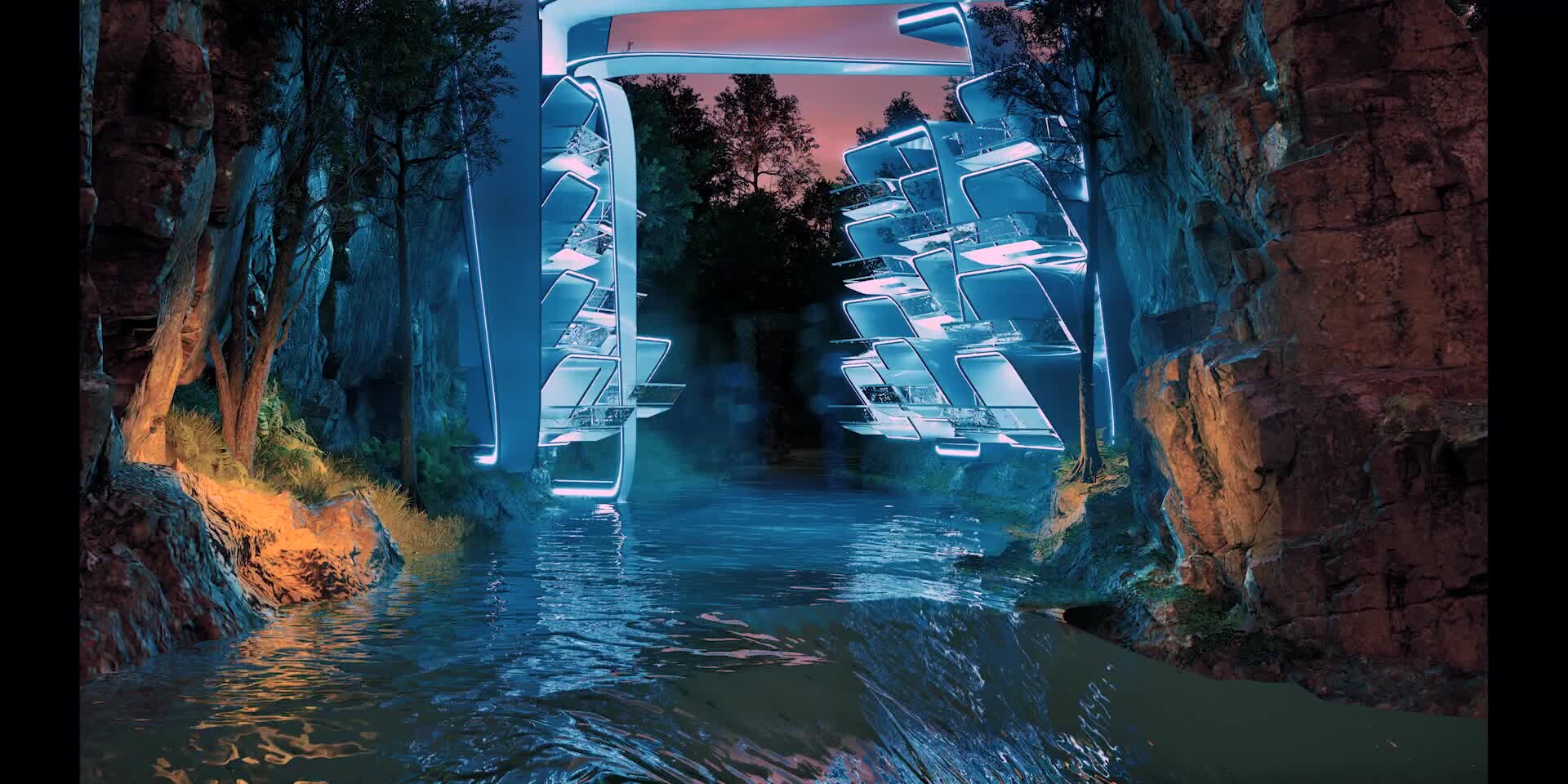 ArtStation - Sci-Fi River - Concept Art