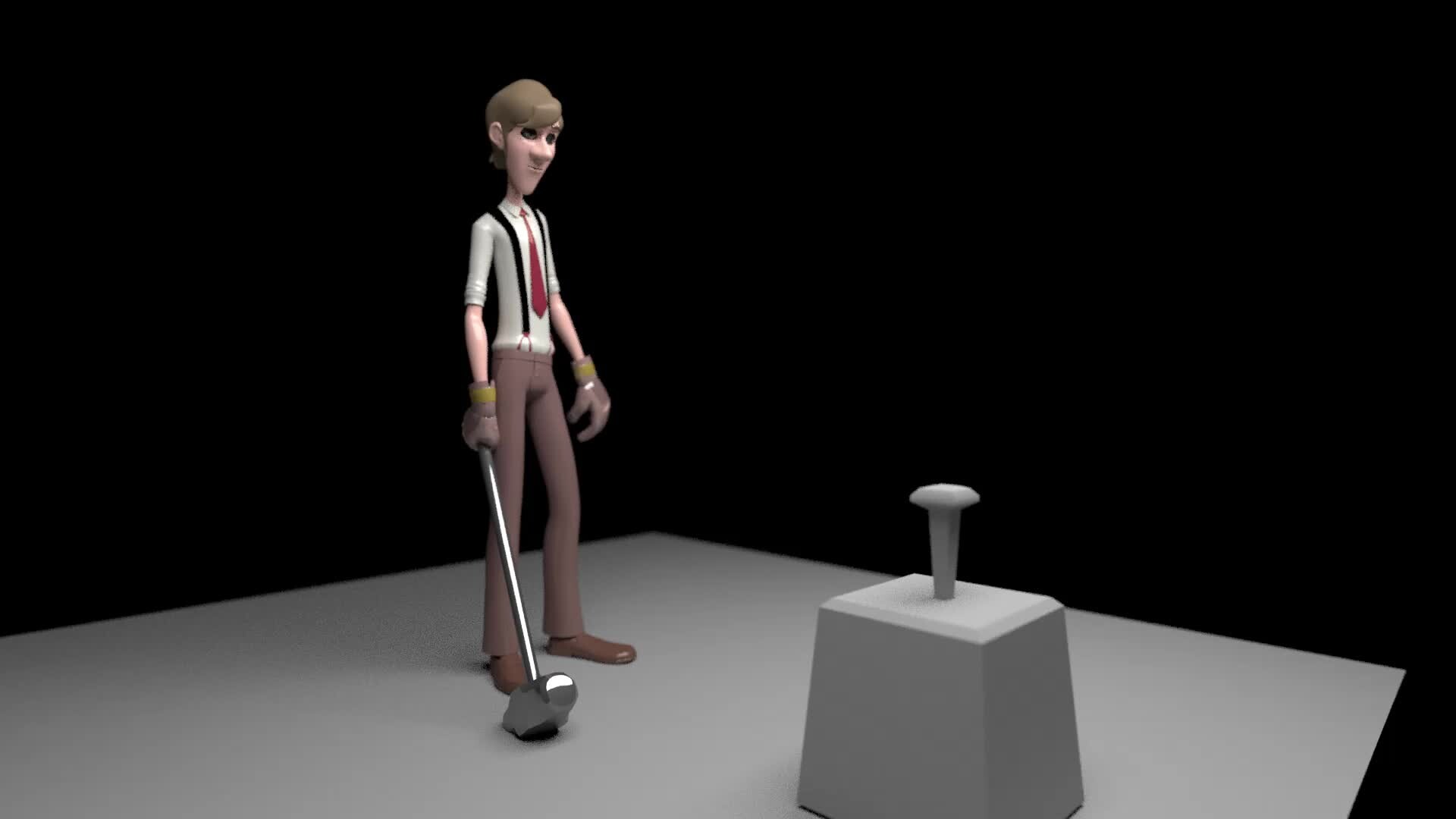 ArtStation - Hammer Swing Animation