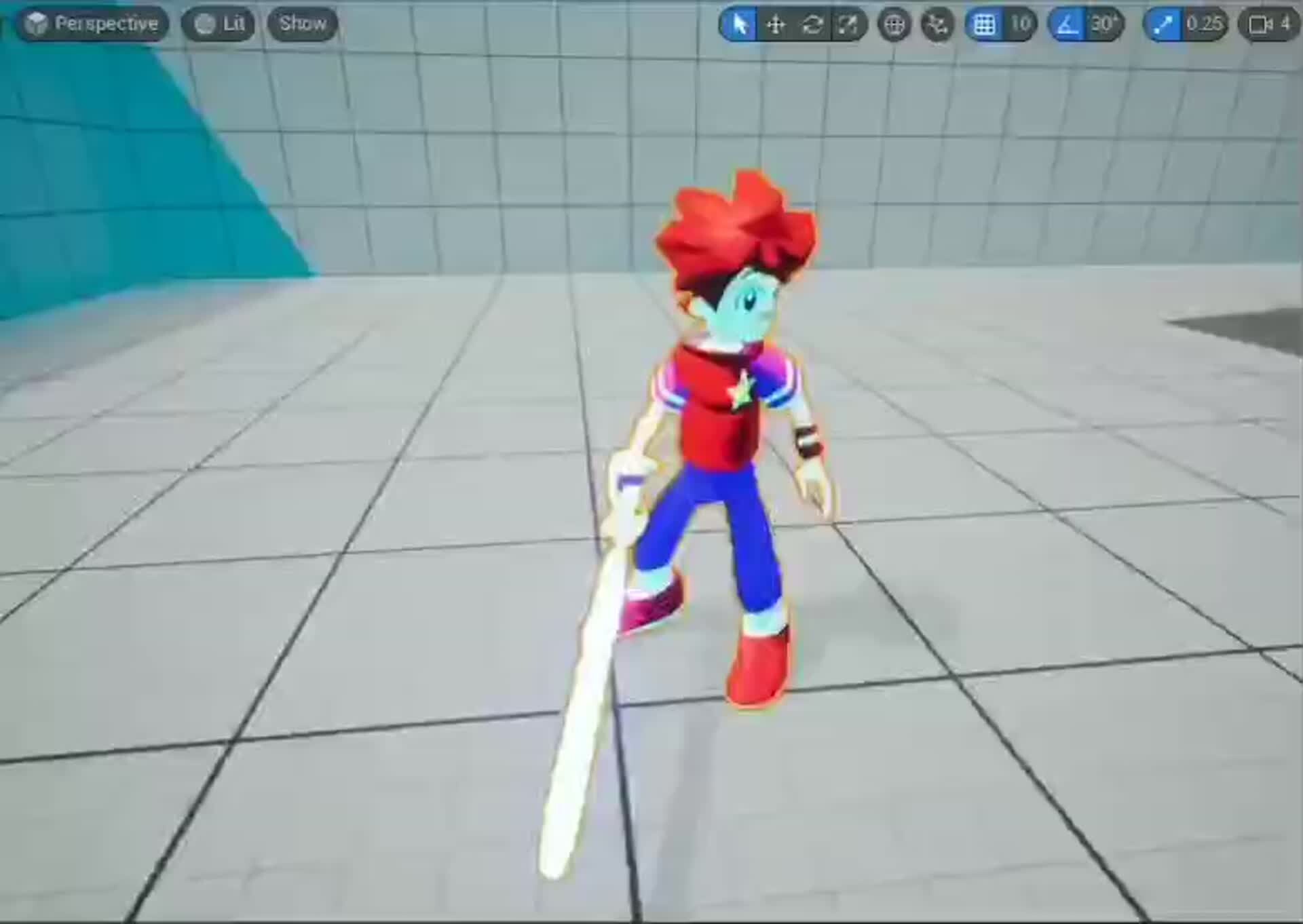 ArtStation - ape escape 2 remake alpha jimmy model running in engine