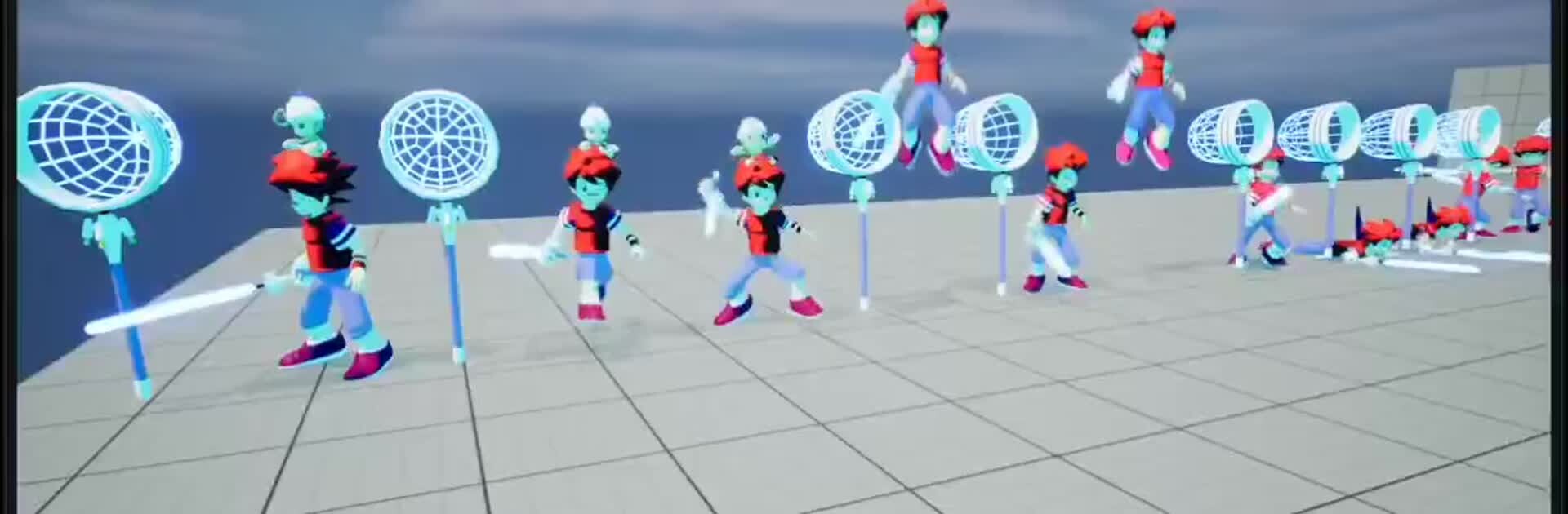 ArtStation - some early animations for the ape escape remake project