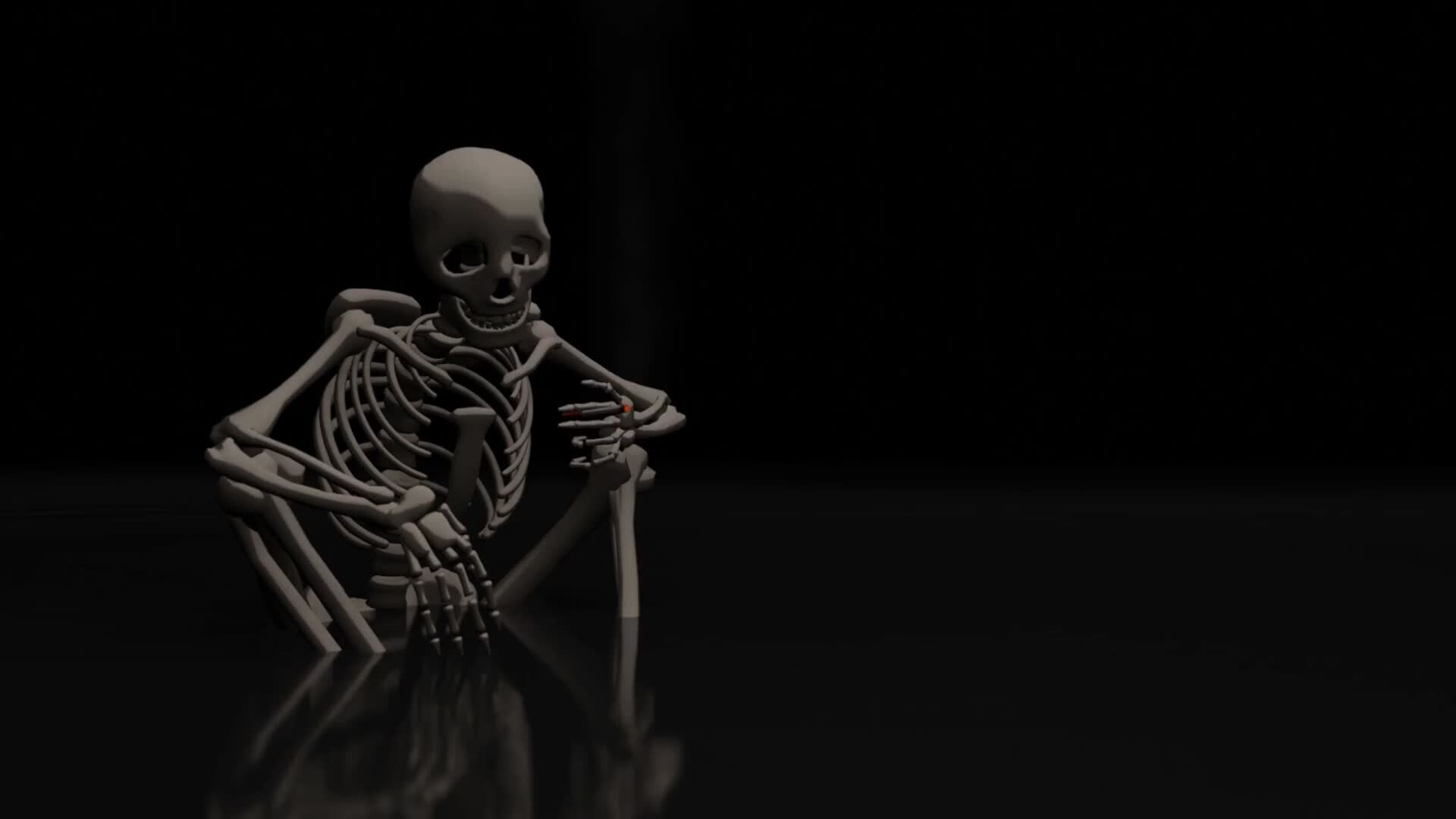 ArtStation - Skeleton Walk Comission