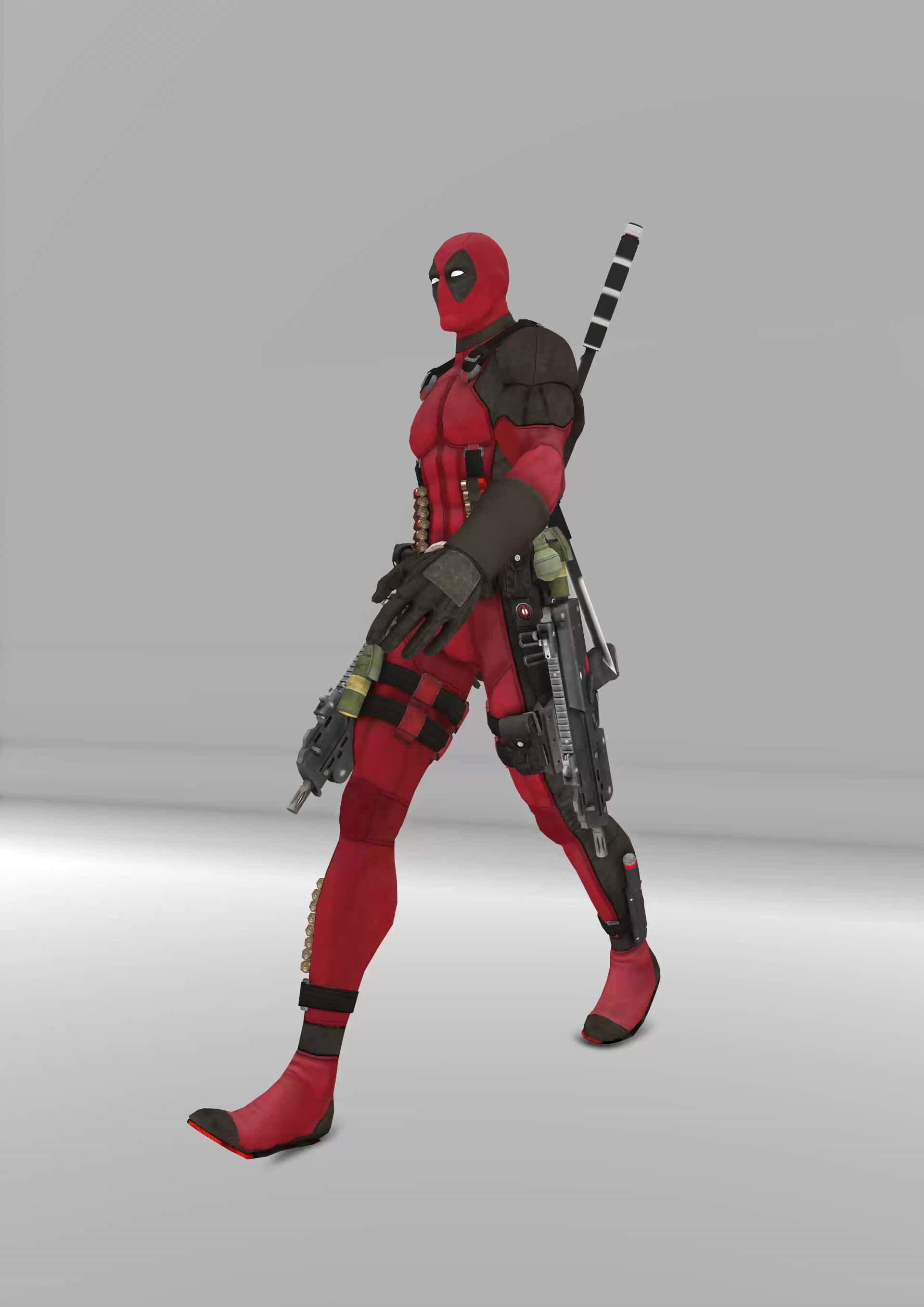 ArtStation - Deadpool Walk Cycle