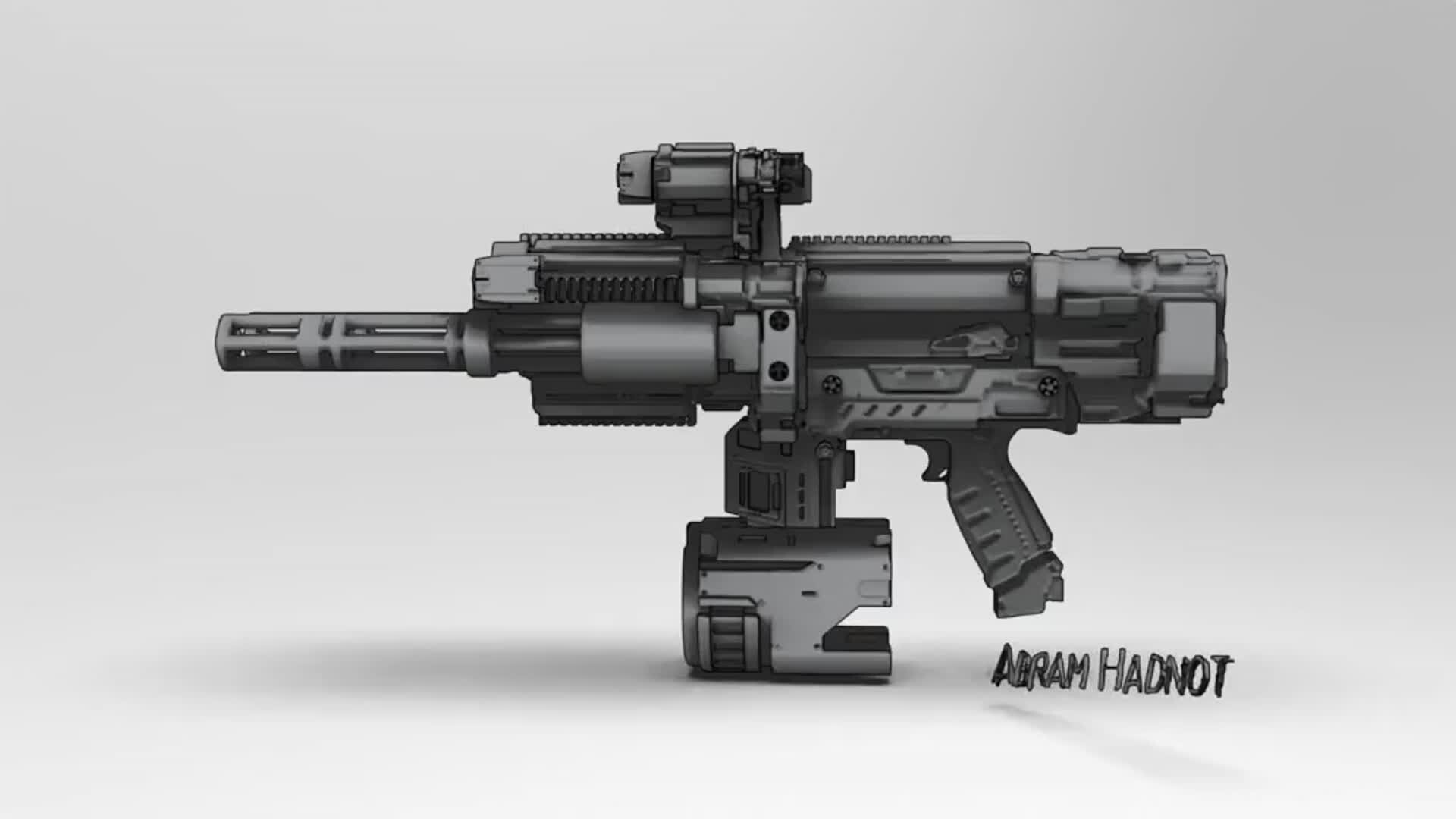 ArtStation - MG10 Special Assault Gun