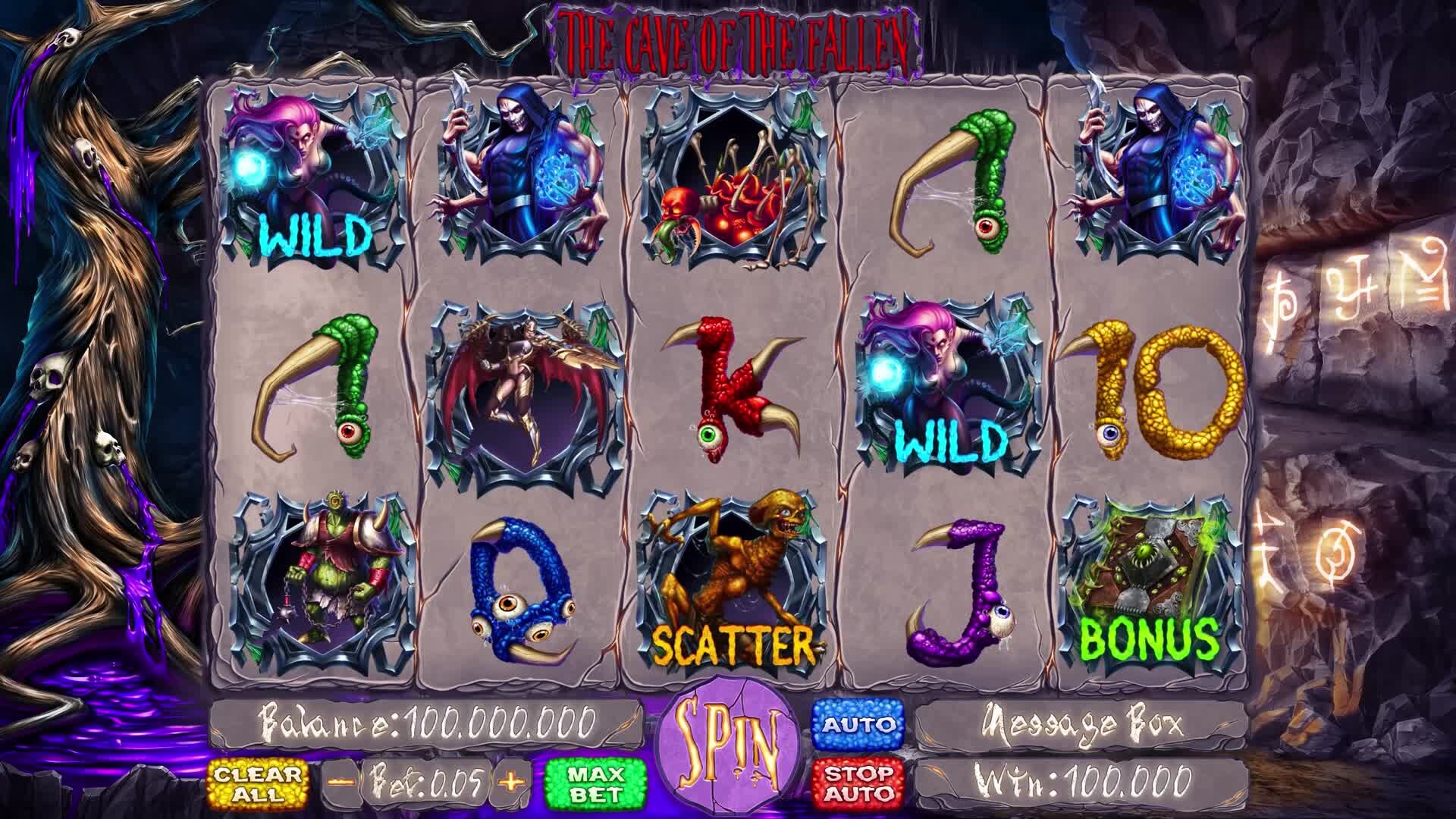 ArtStation - Set of slot characters animation for the Horror themed slot