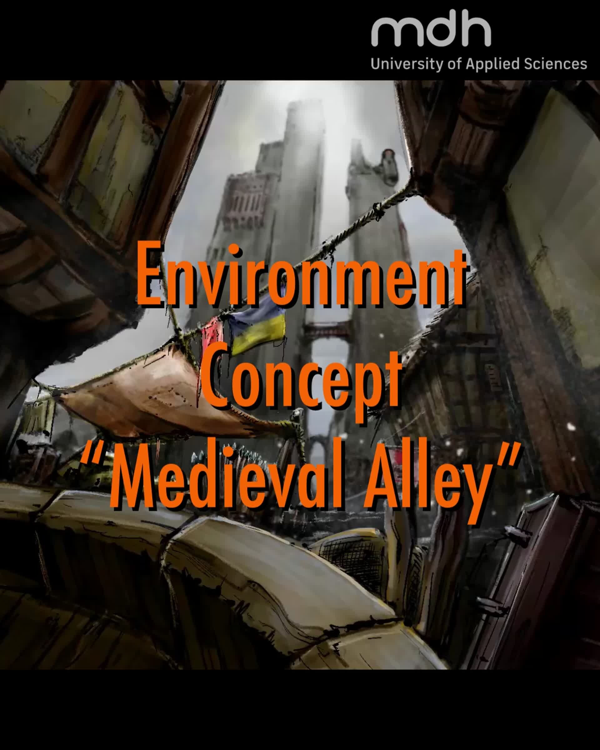 ArtStation - Medieval Alley