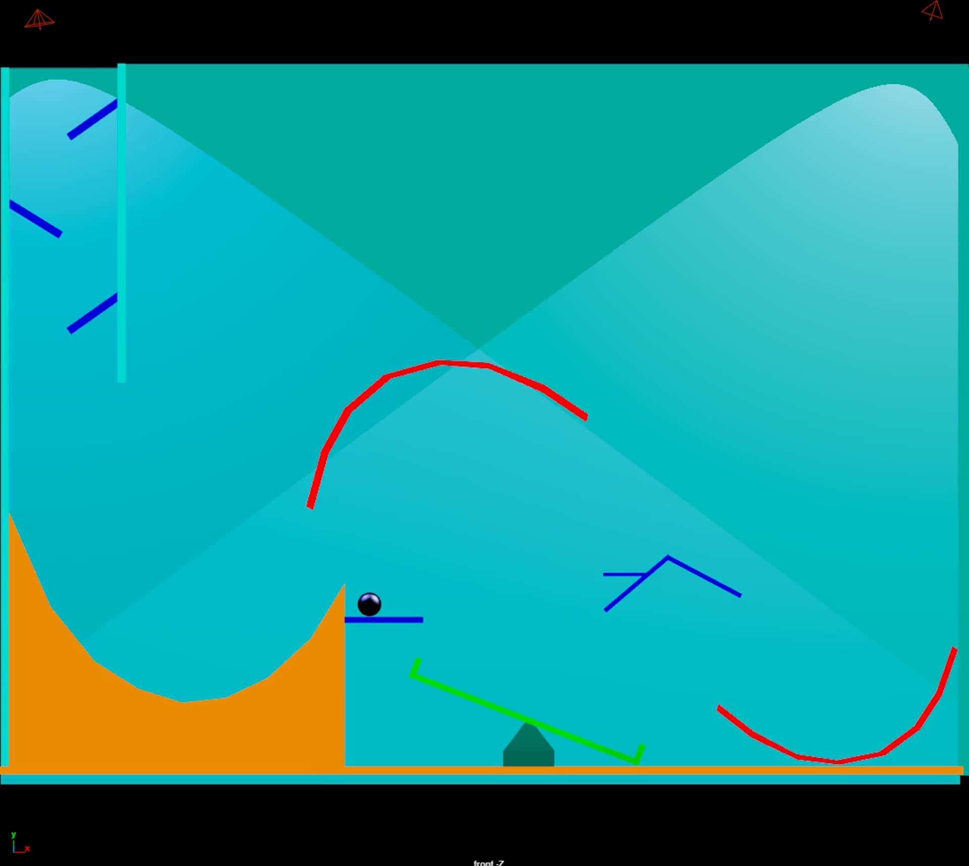 ArtStation - Bouncing Ball with Obstacle