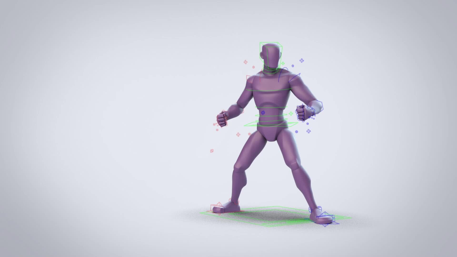 ArtStation - Male dummy practice rig demo animation