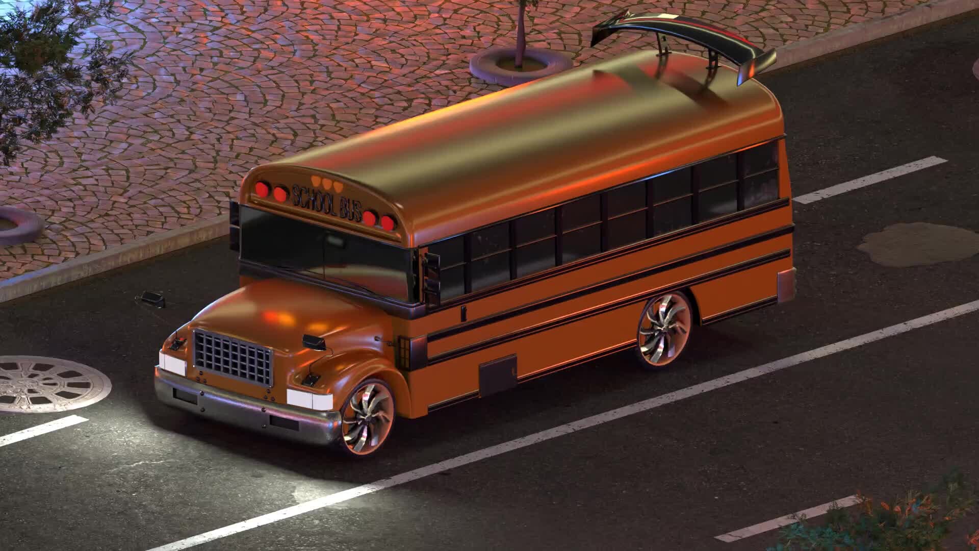 ArtStation - School Bus - Animation