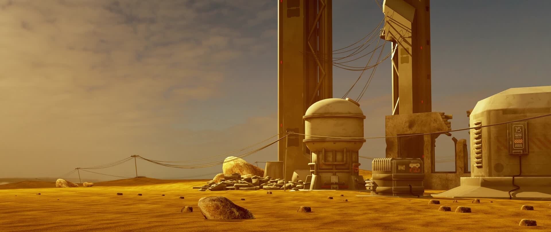 ArtStation - Something in the Desert ("Endless engines" constest by ...