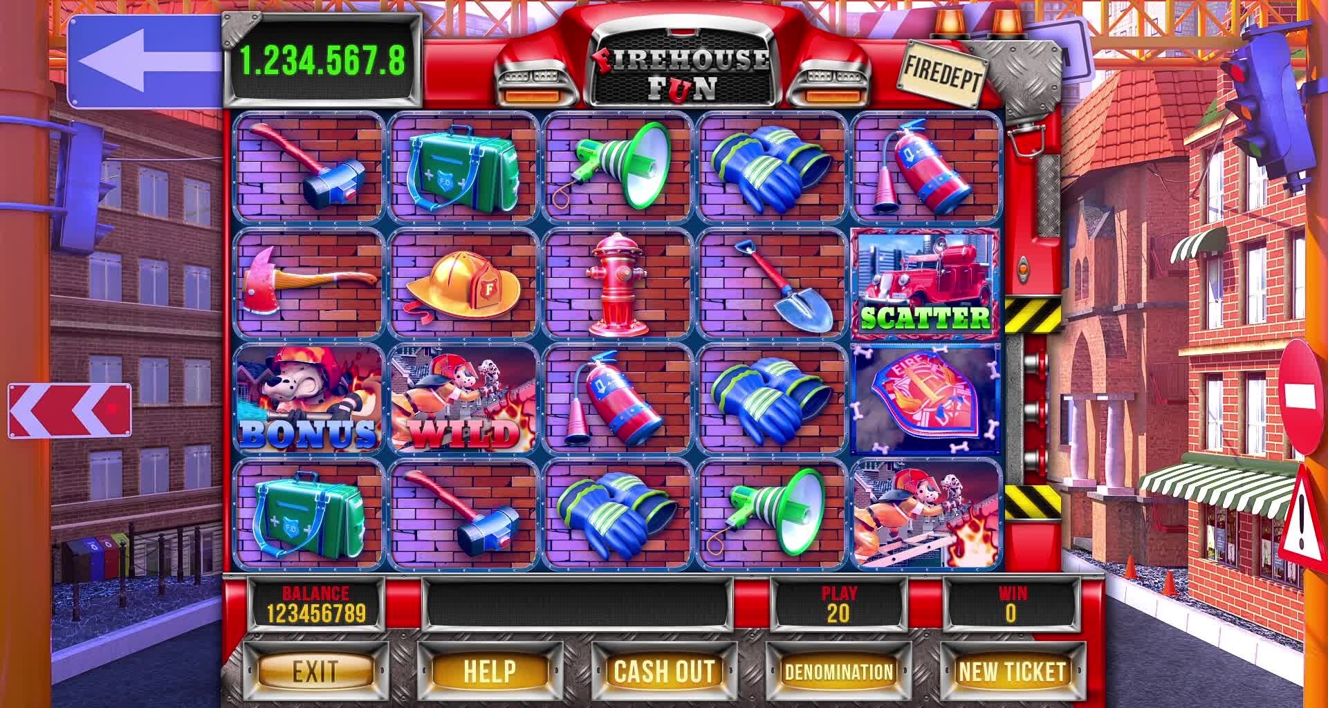 ArtStation - Animation of the Set of slot symbols for Firefighter slot game