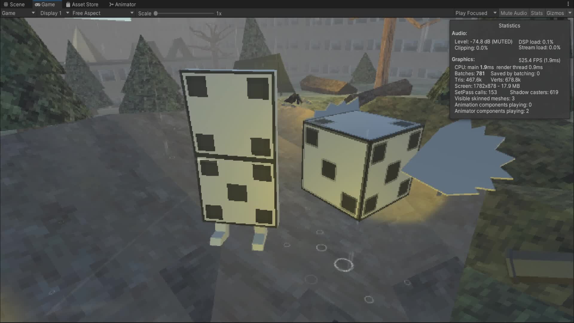 ArtStation - GMTK2022 - Retro Shooter Art