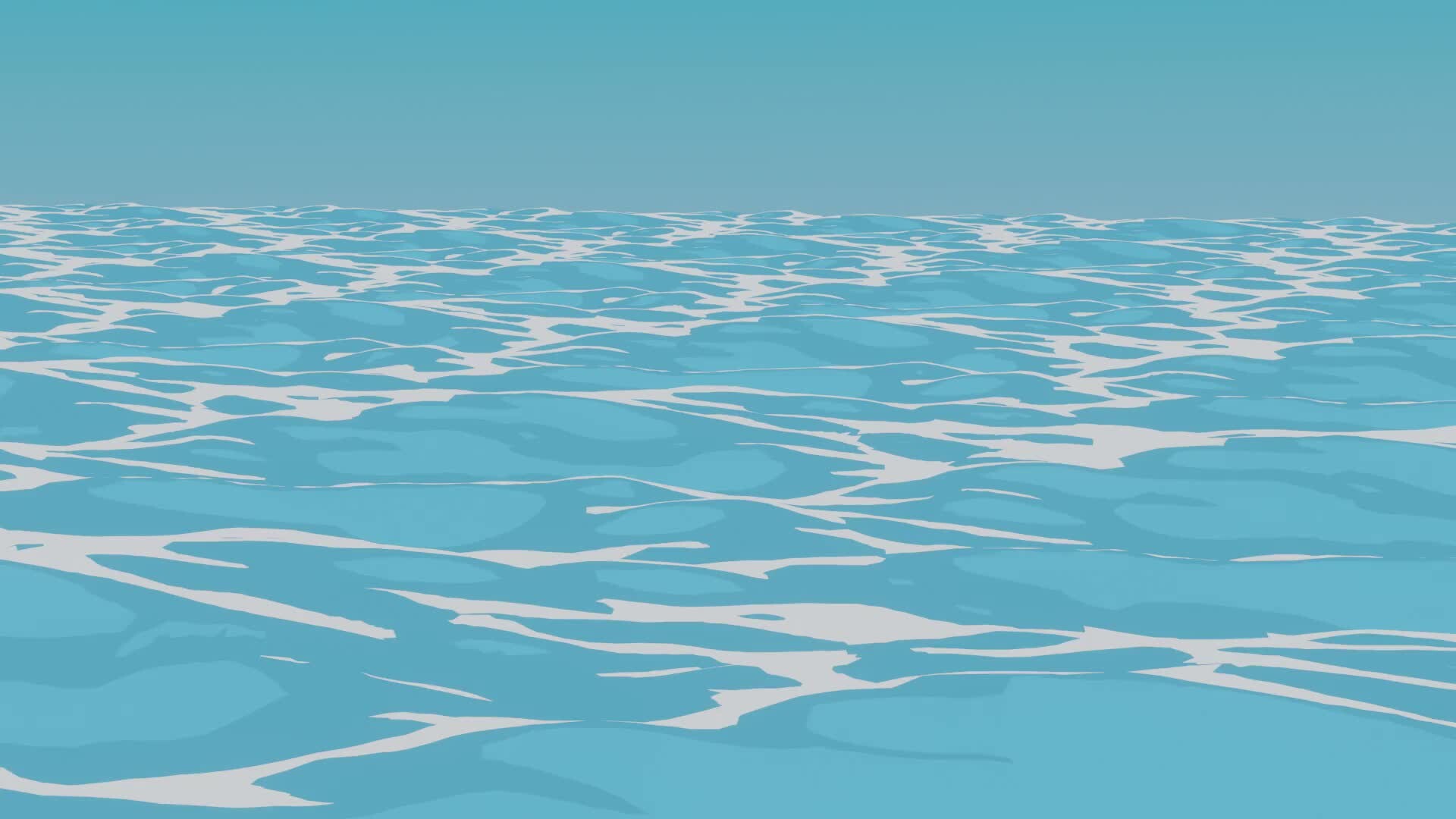 ArtStation - Simple Ocean render