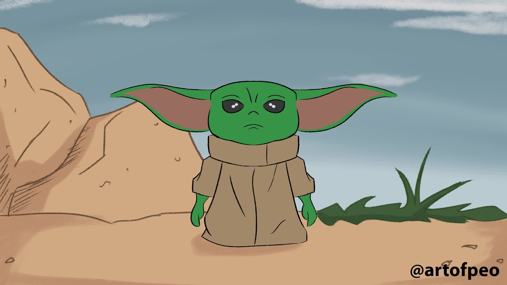ArtStation - Grogu Animation fanart