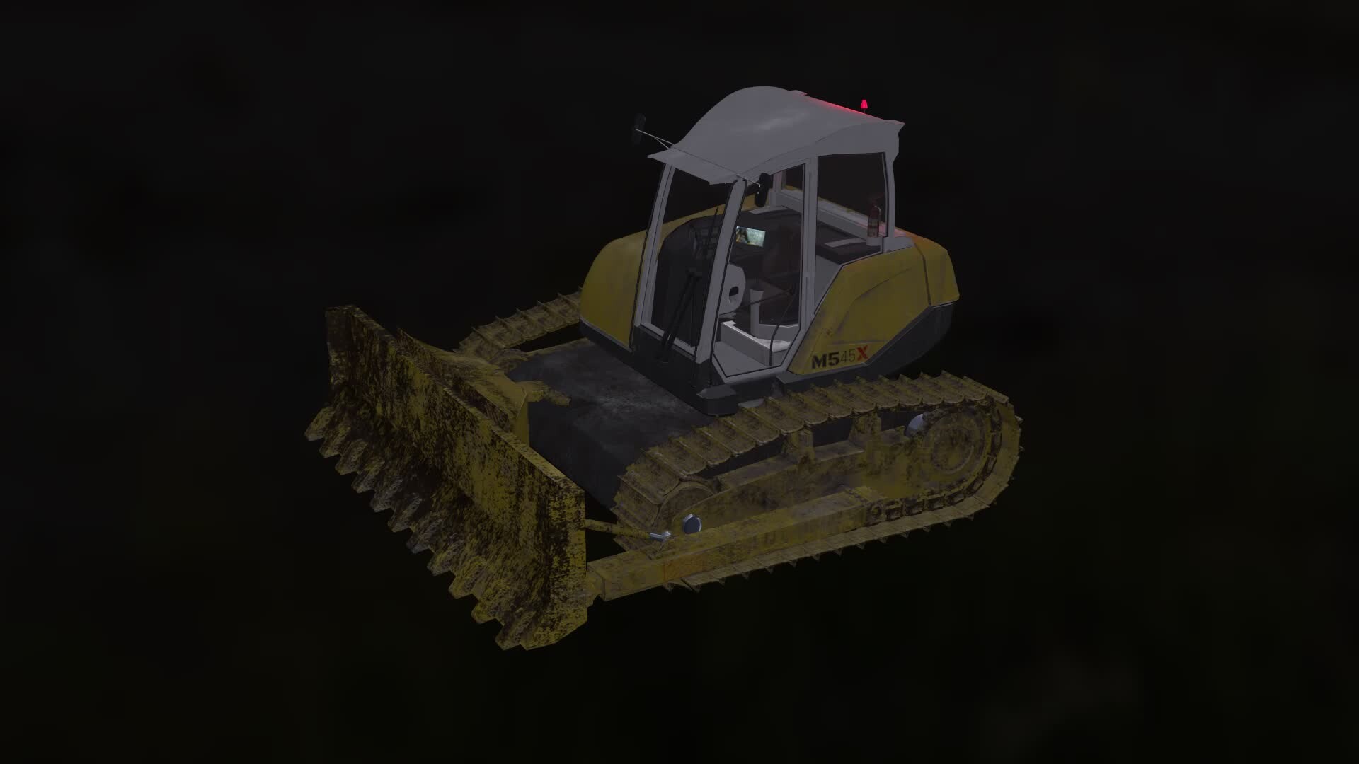 ArtStation - Bulldozer \ бульдозер Menzi Muck M545