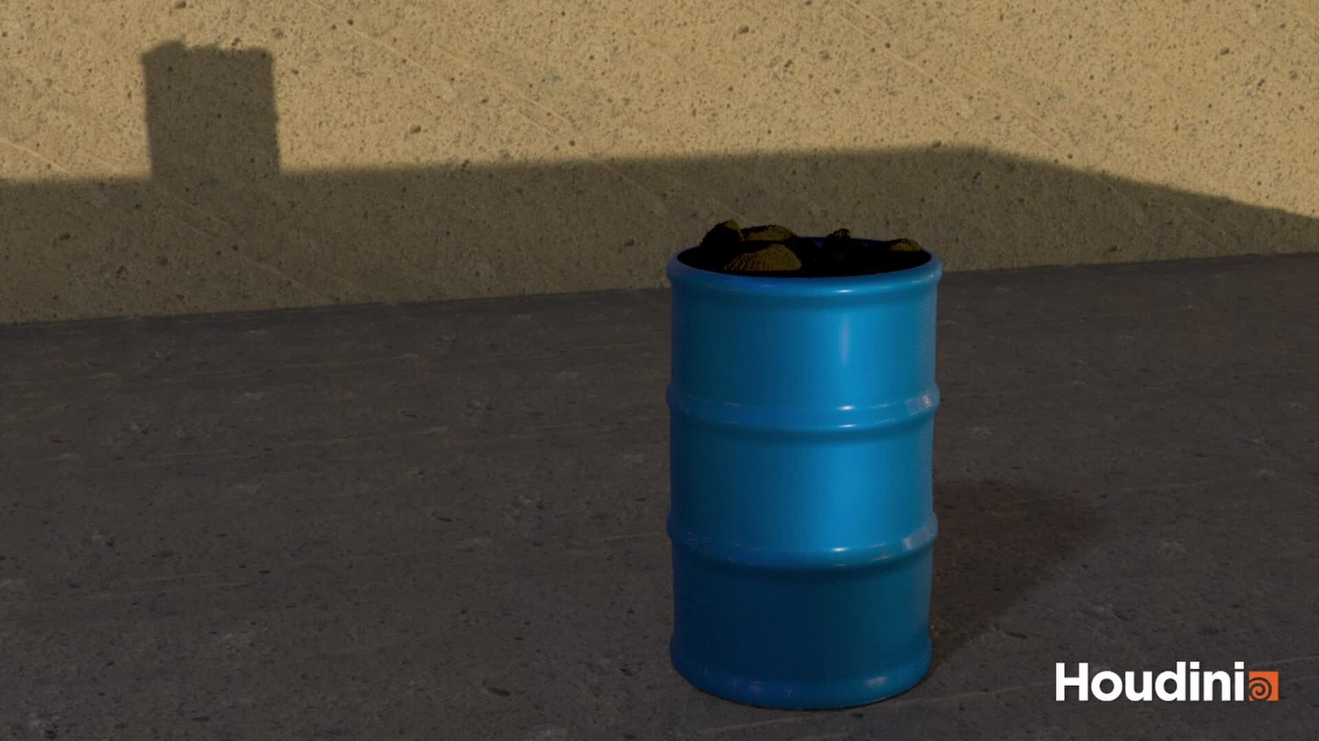 ArtStation - Burning Barrel Ver01