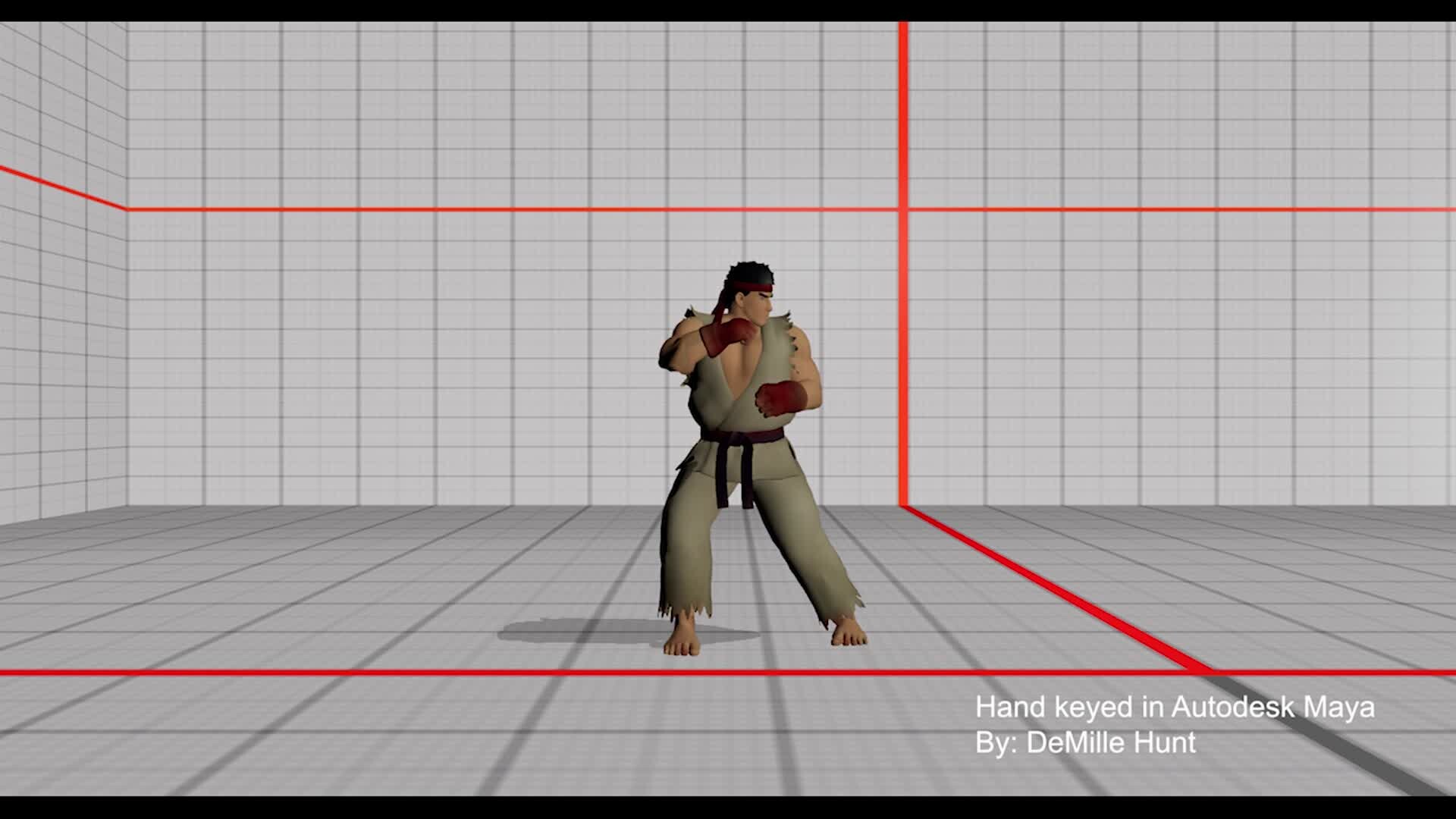 ArtStation - Ryu Idle attack, idle