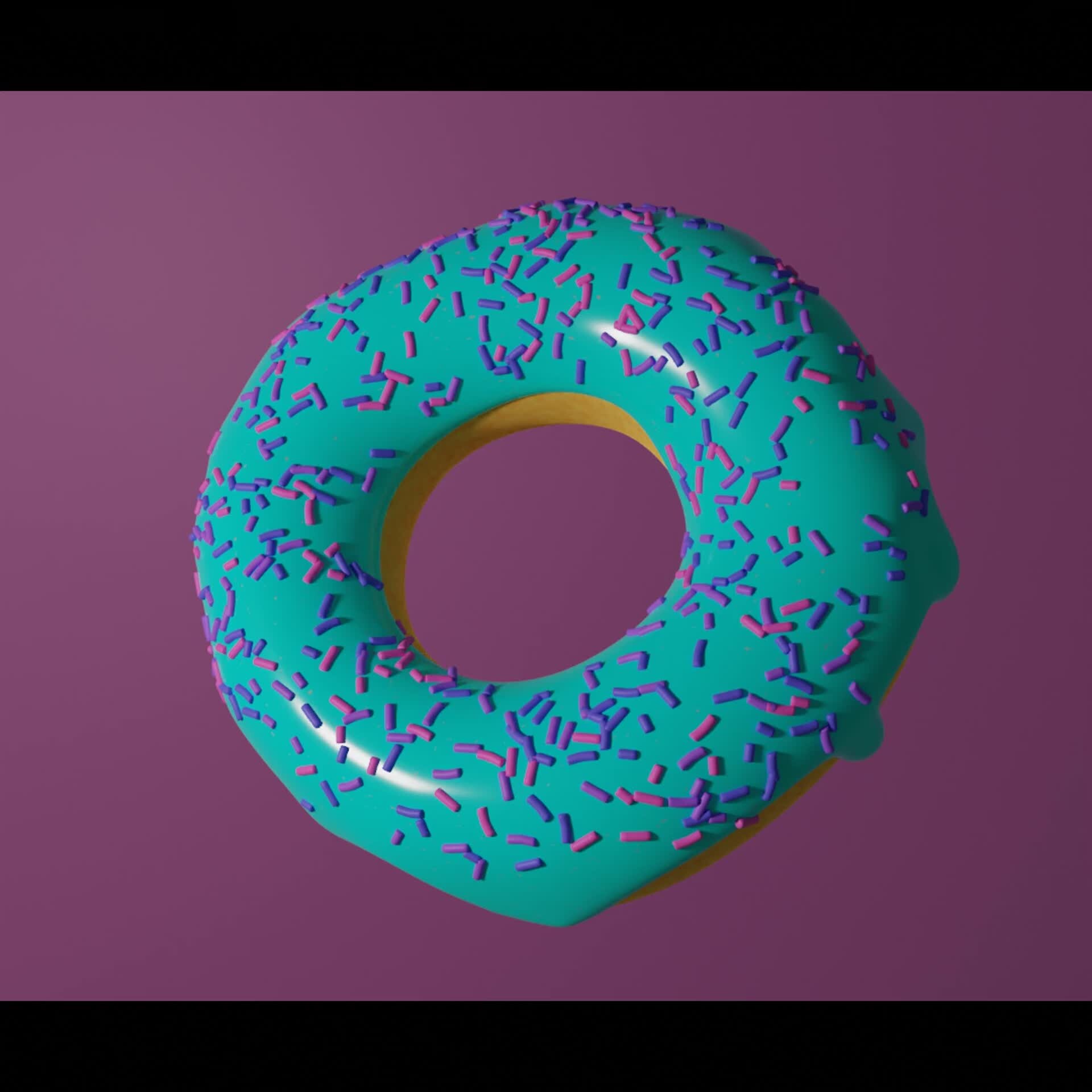 ArtStation - blender donut