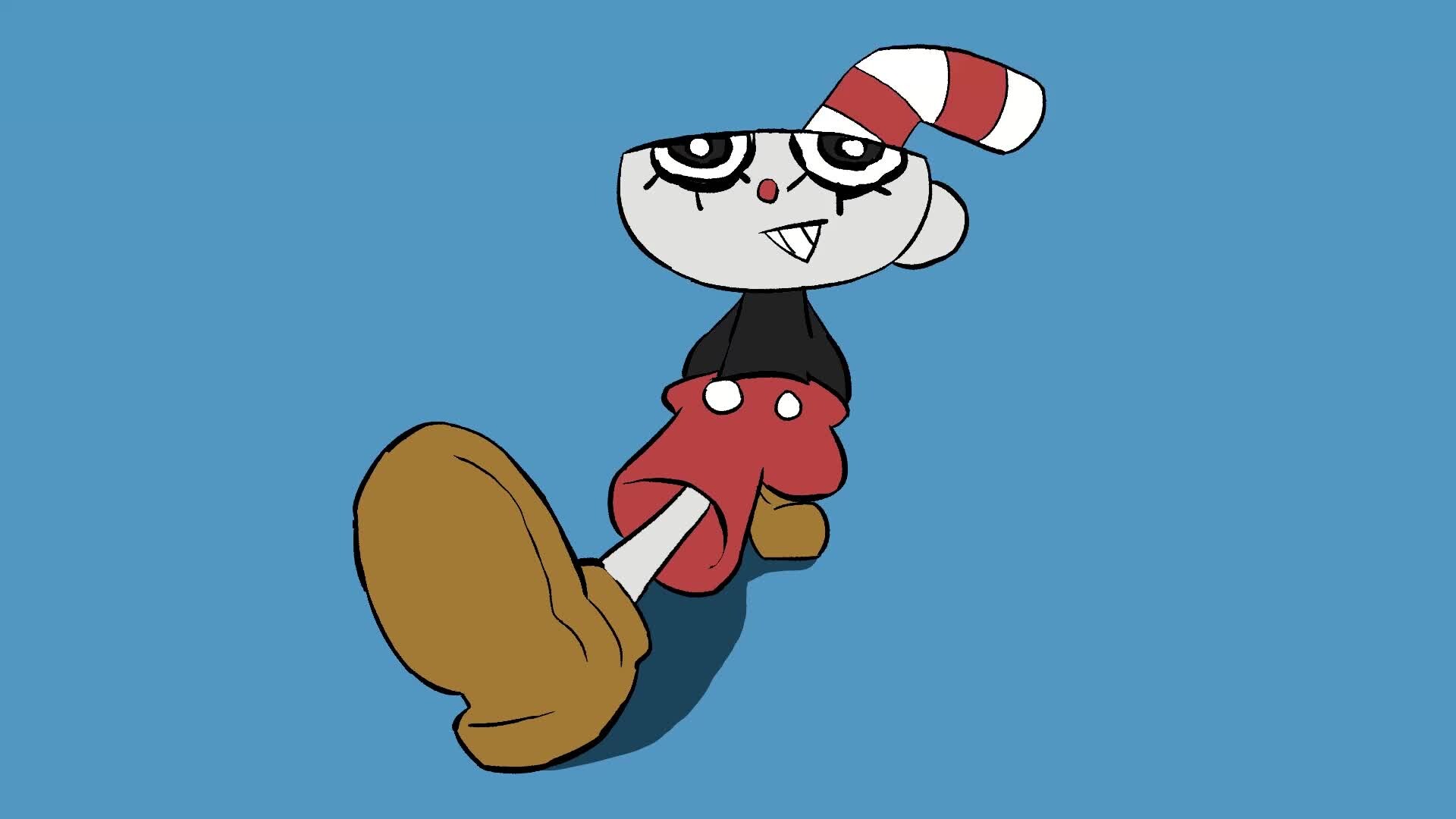 ArtStation - Cuphead Walk Cycle 2D animation