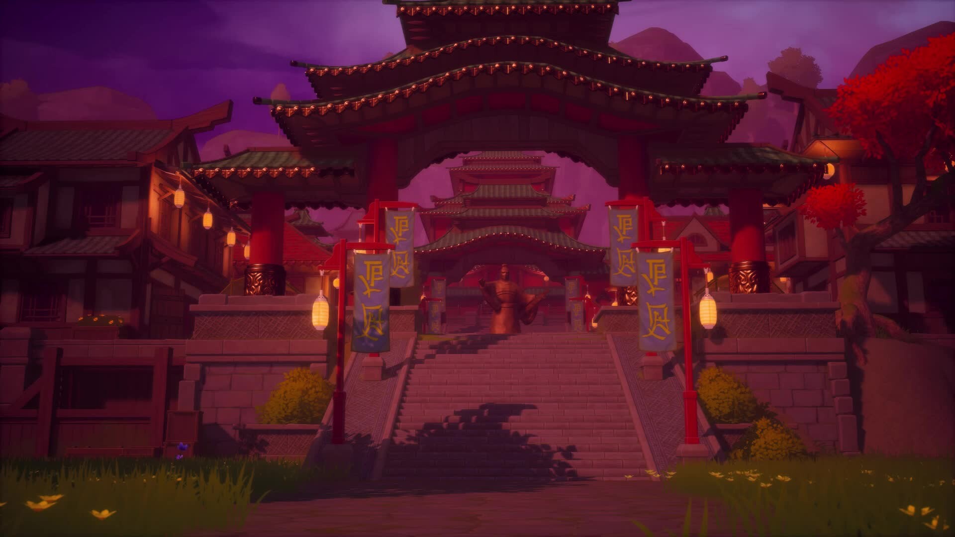 ArtStation - Stylized Lighting - Eastern Village