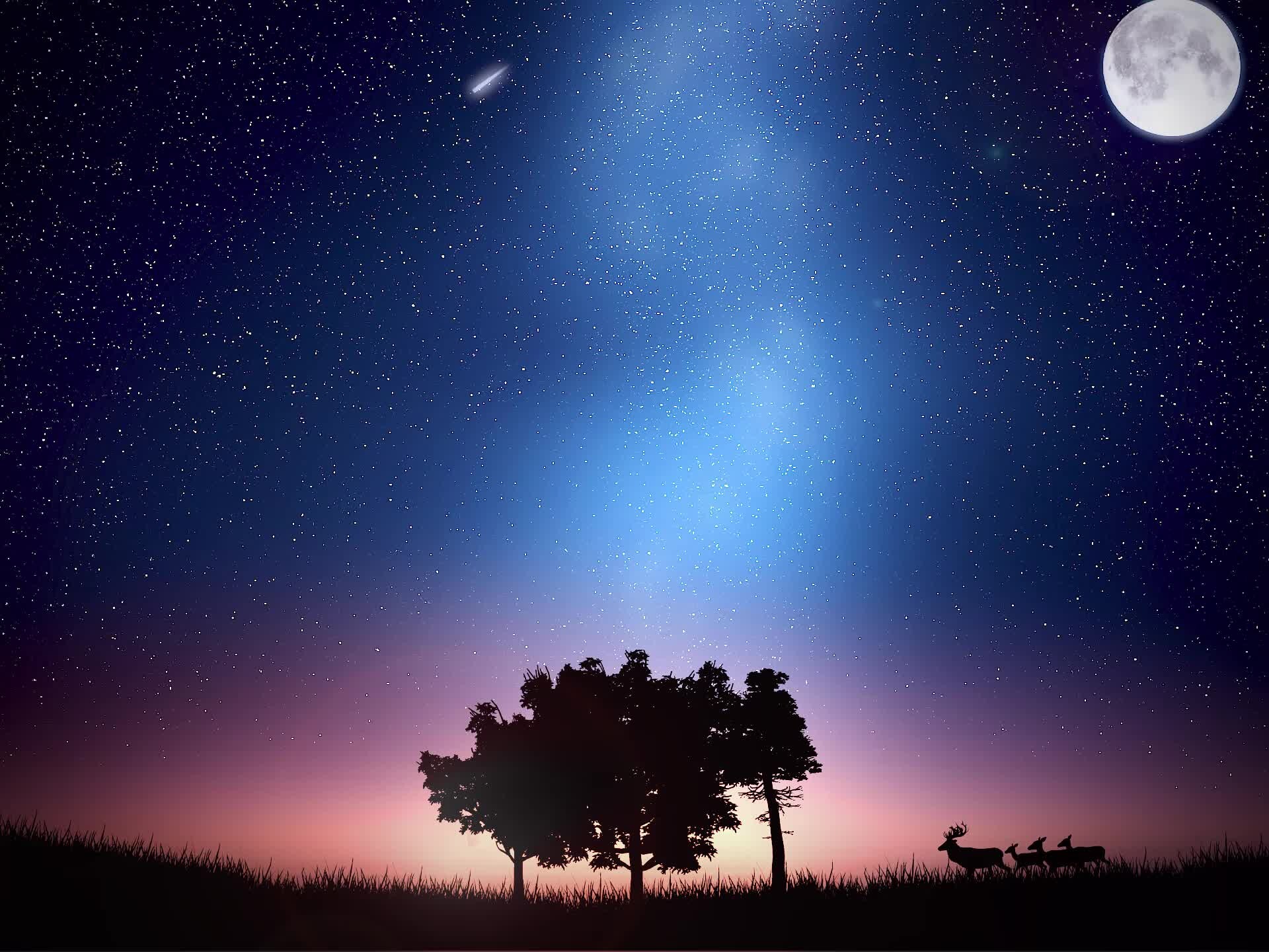 ArtStation - Nightfall: A CGI Fantasy Silhouette Scene