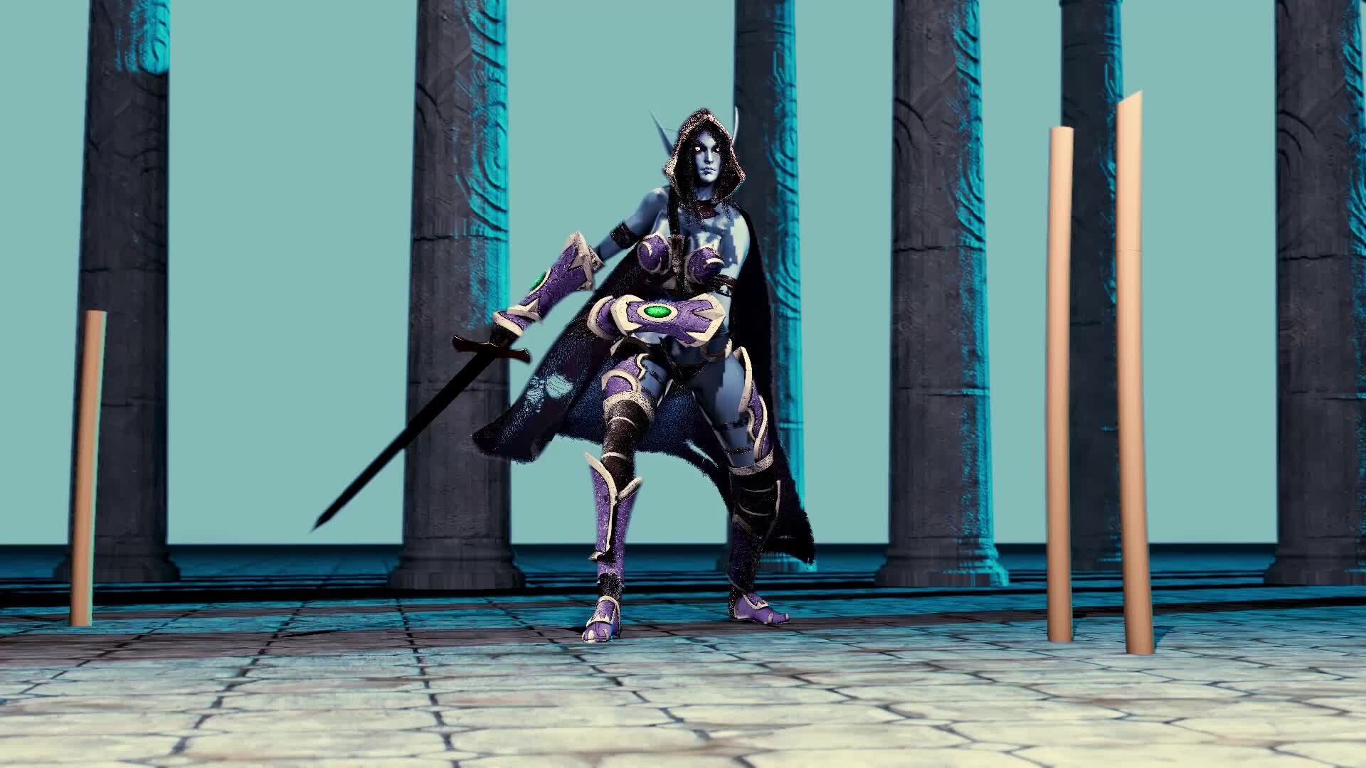 ArtStation - Sylvanas_Attack_Combo