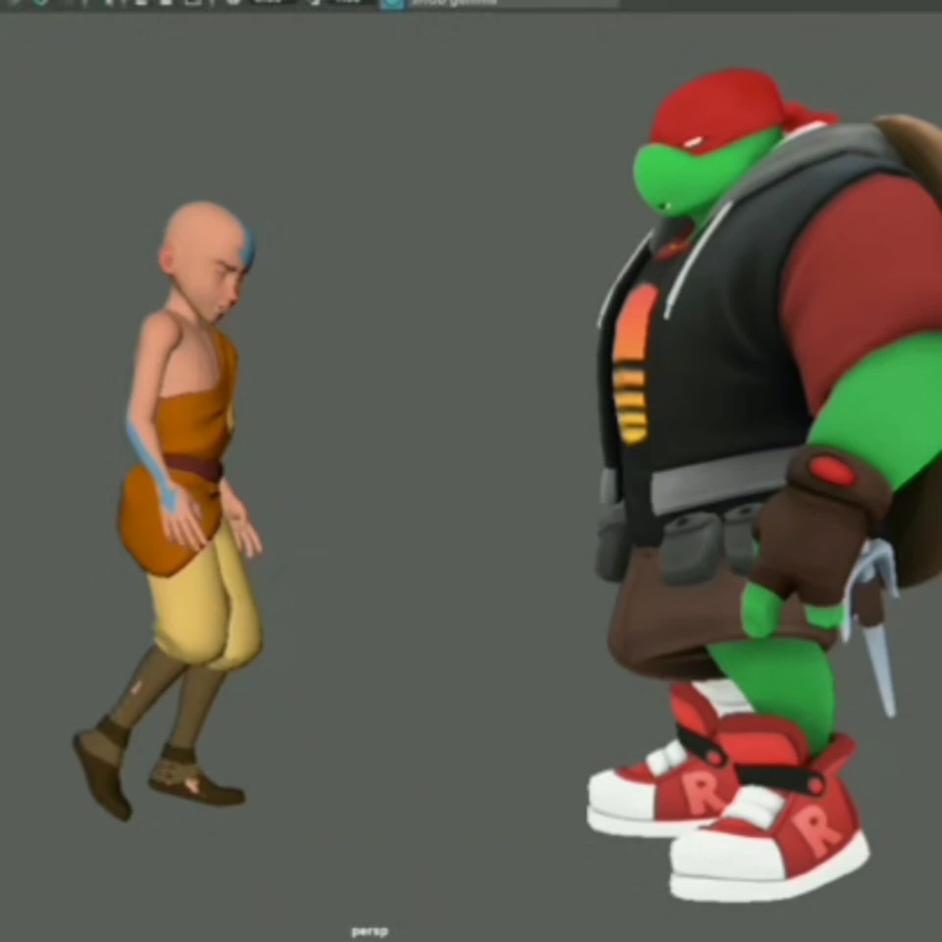 ArtStation - Ralph and Aang