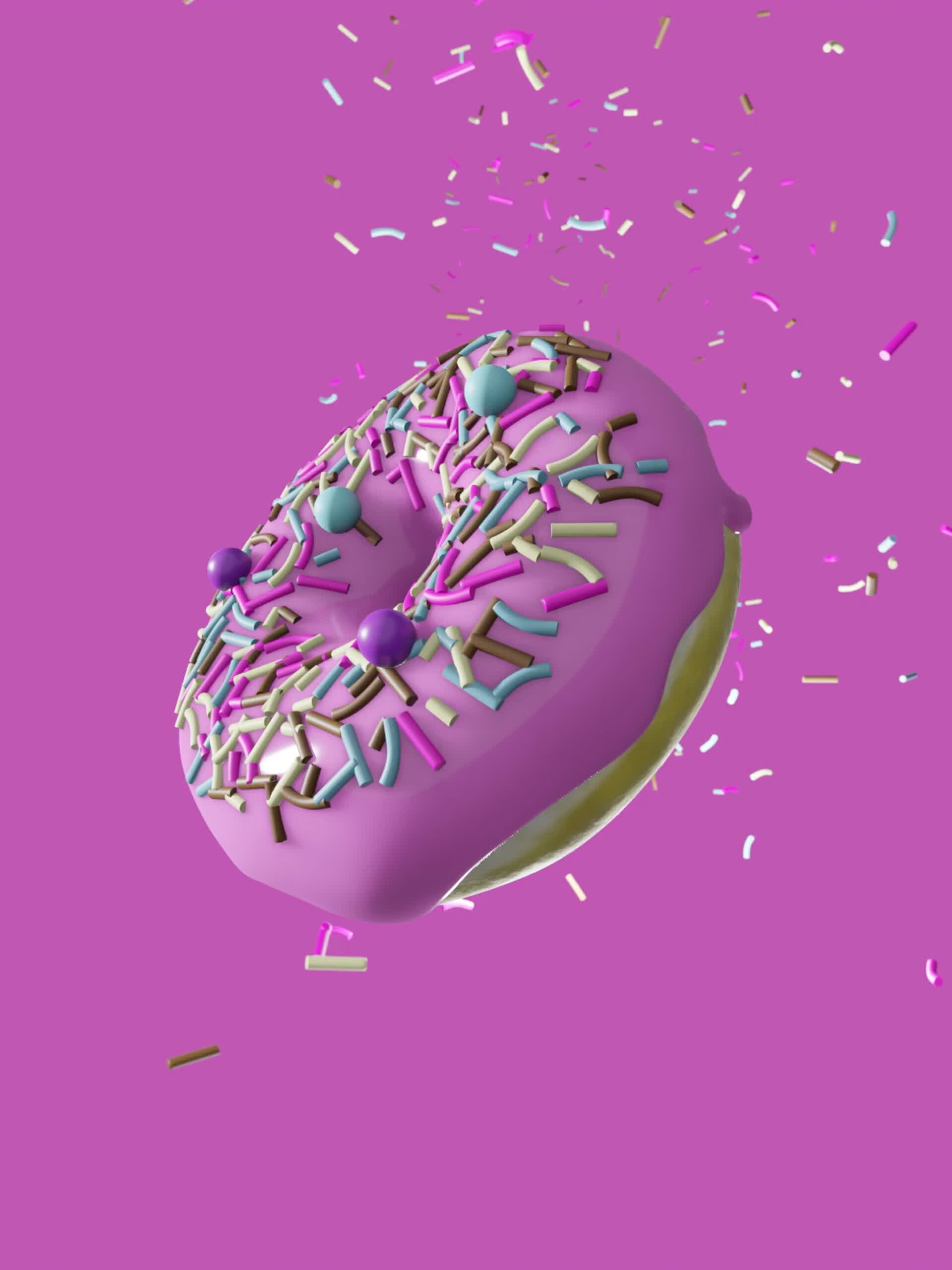 ArtStation - 3D animated Donut