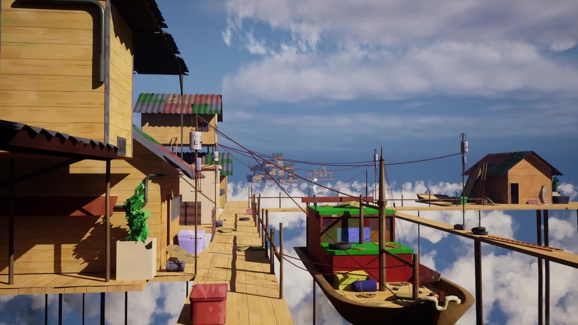 ArtStation - Floating Village