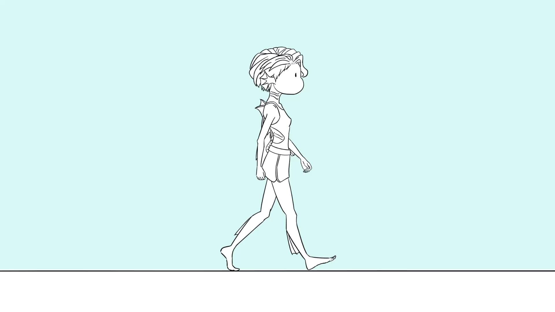 ArtStation - Walking cycle 2021