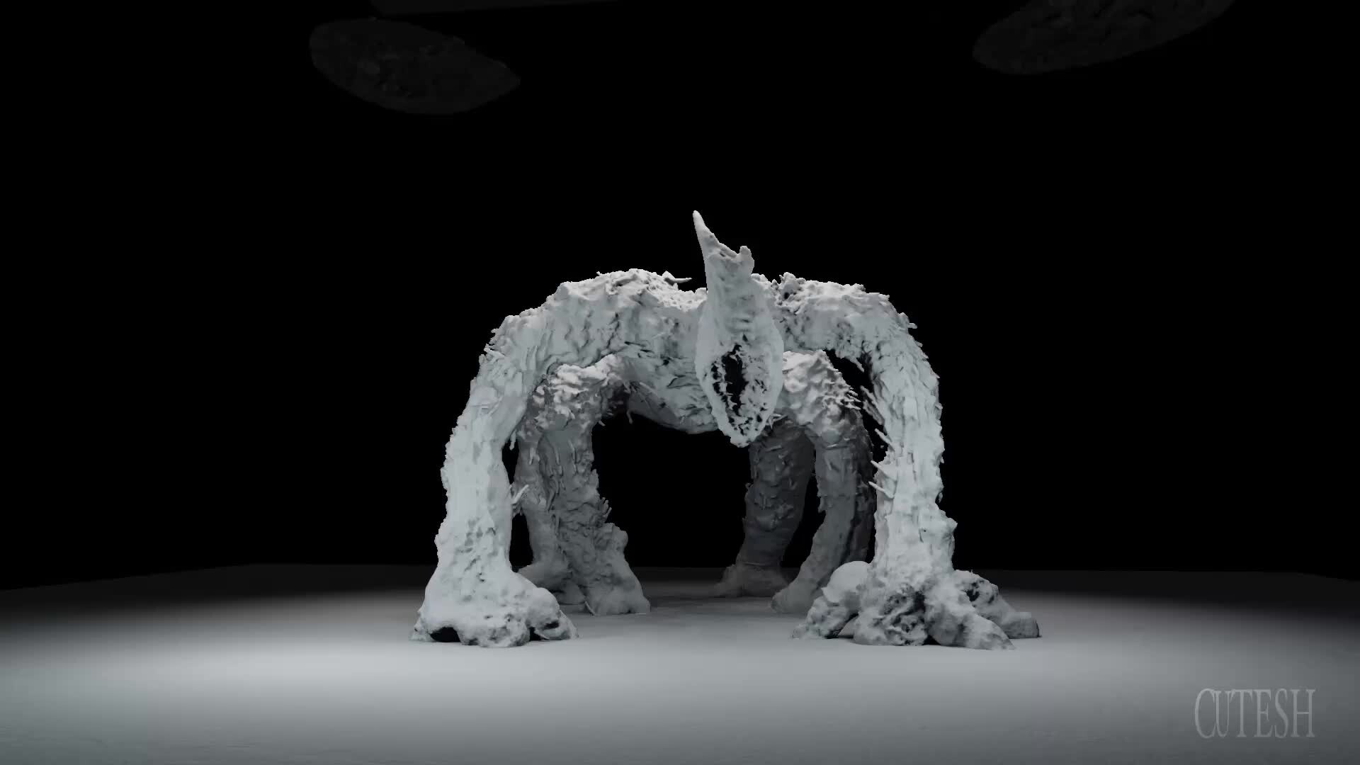 ArtStation - Mind Flayer from Stranger things Blender Animation