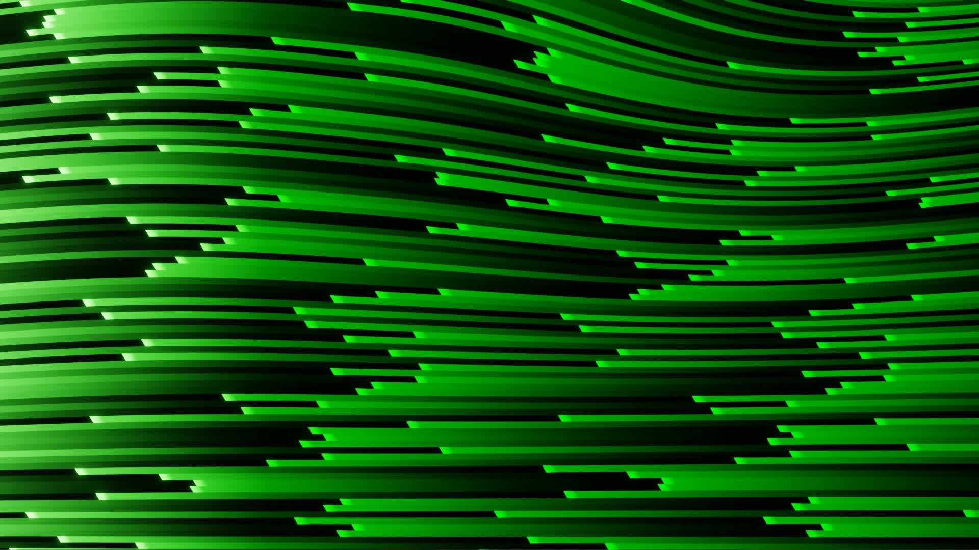 ArtStation - Green Abstract Lines Loop Animation