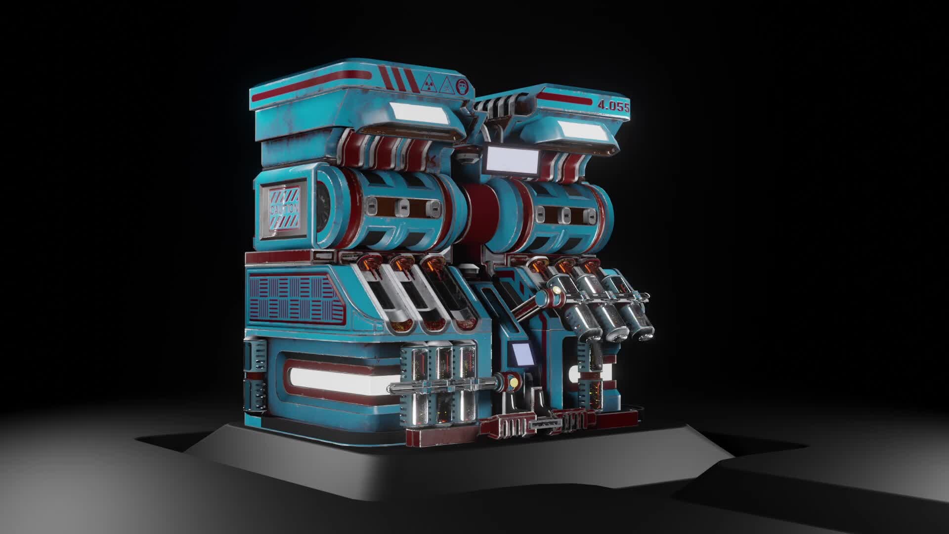 ArtStation - Warhammer 40,000_Darktide Style Capsule Machine