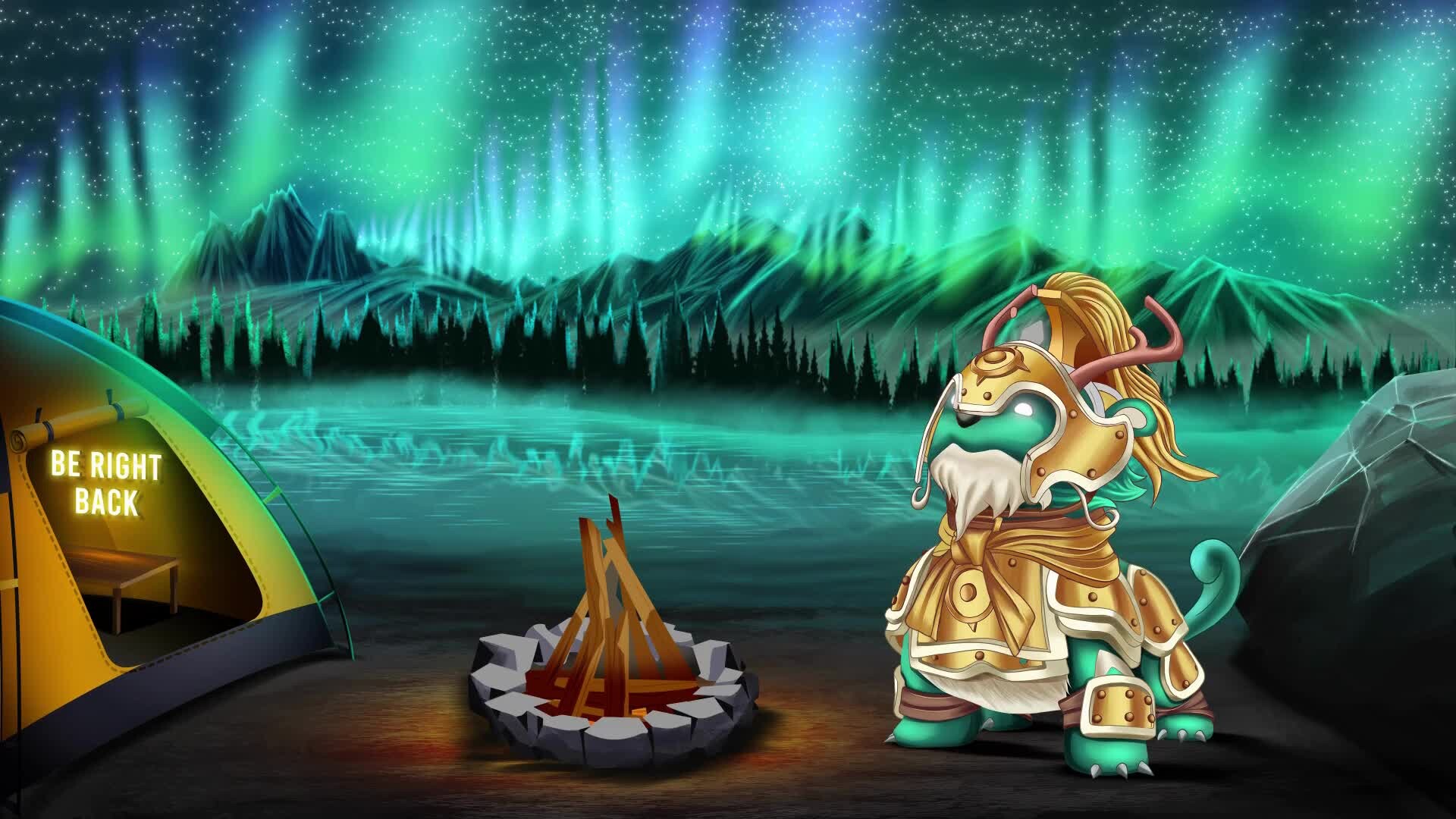 ArtStation - Custom "Be Right Back" screen for Xrillerz