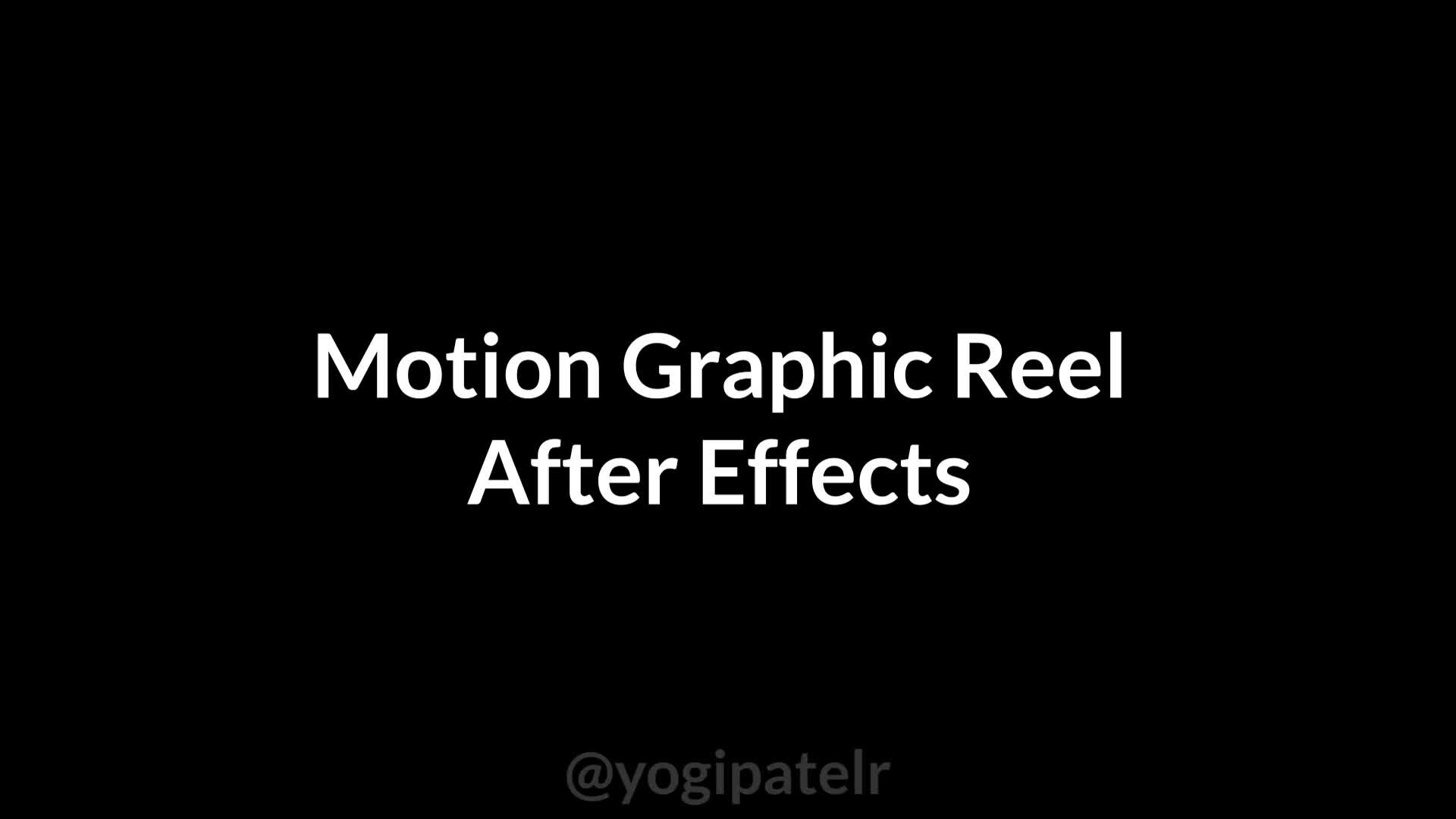 ArtStation - 2D Motion Graphic Reel