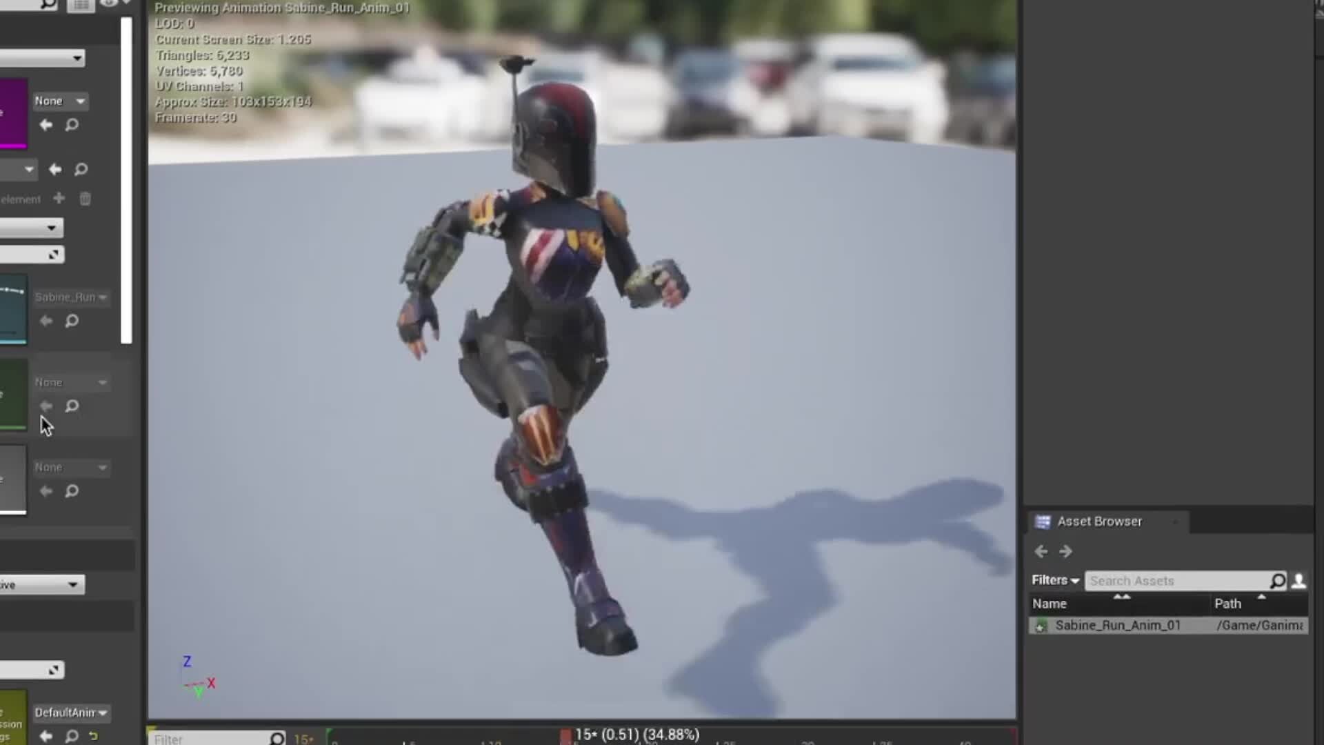 ArtStation - Sabine Idle cycle start