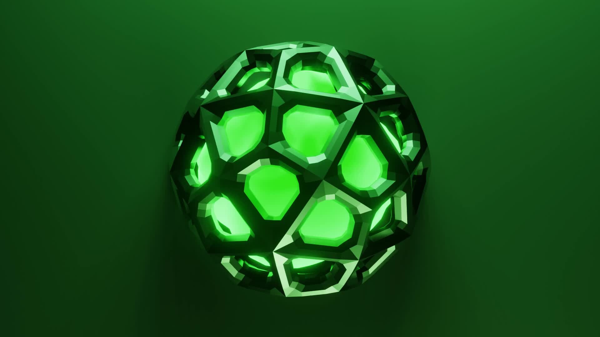 Helen Zeppieri - Abstract Wired Green Light Animation