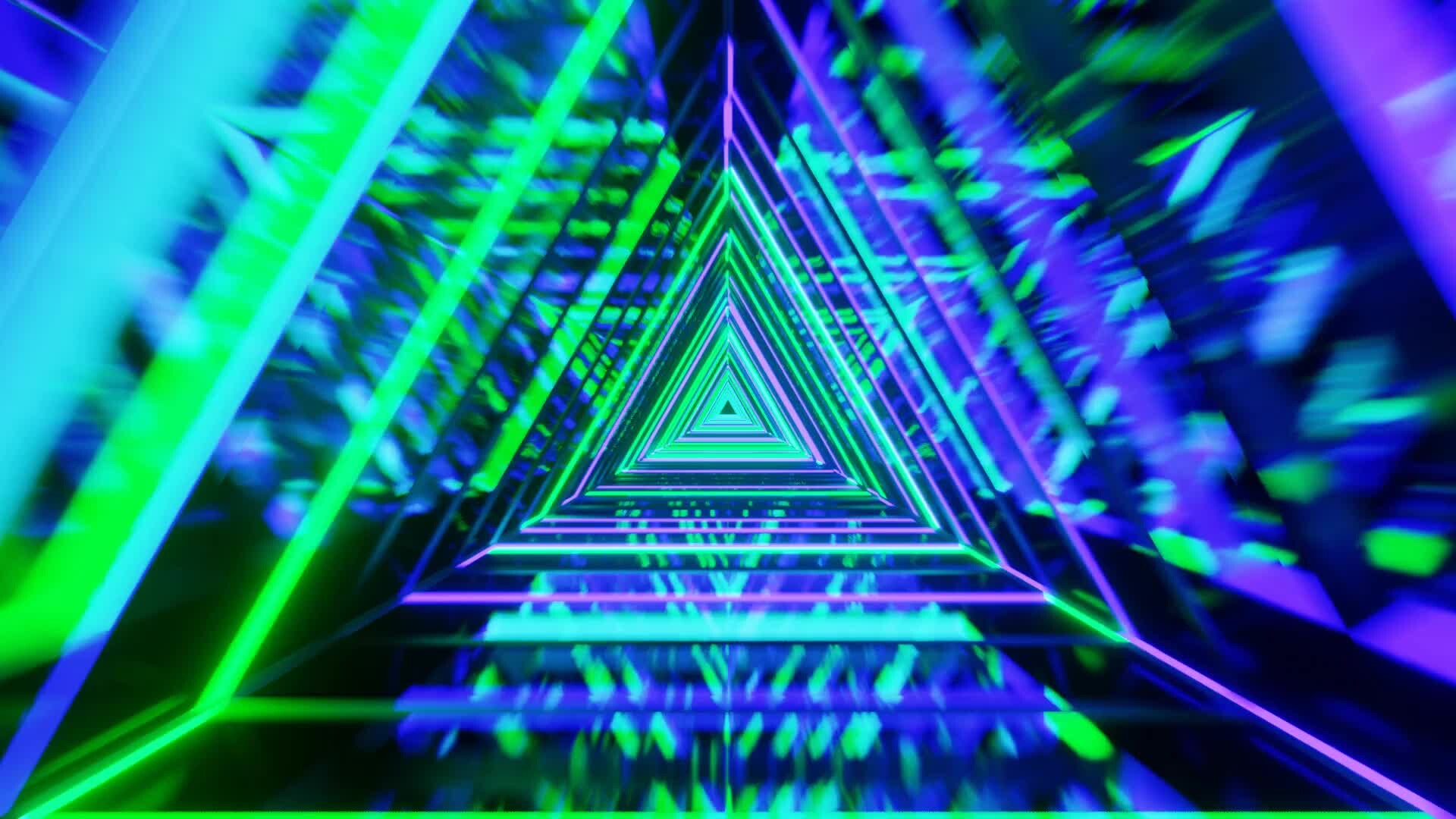 ArtStation - Abstract Triangular Motion Graphics Animation