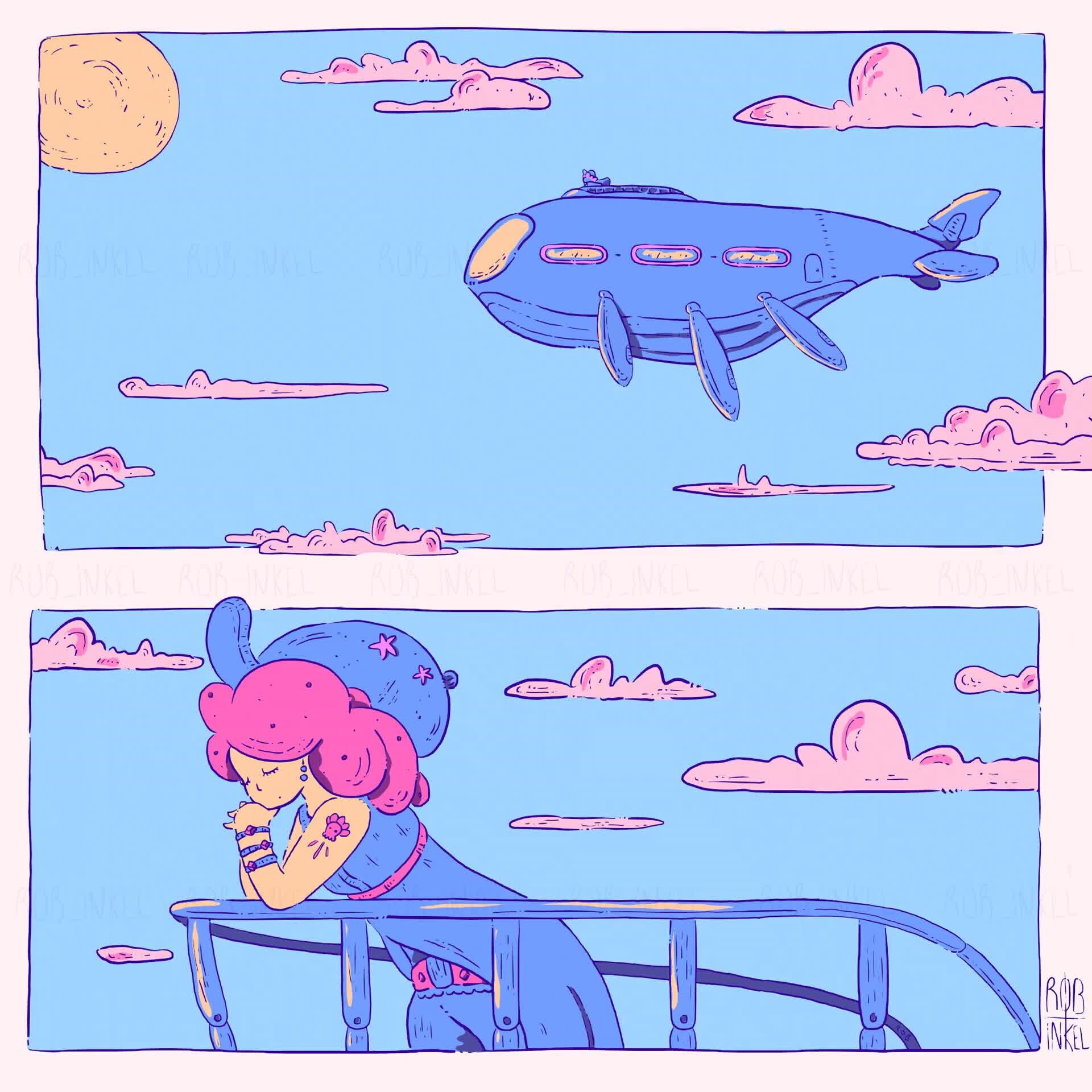 ArtStation - Whale's Flying