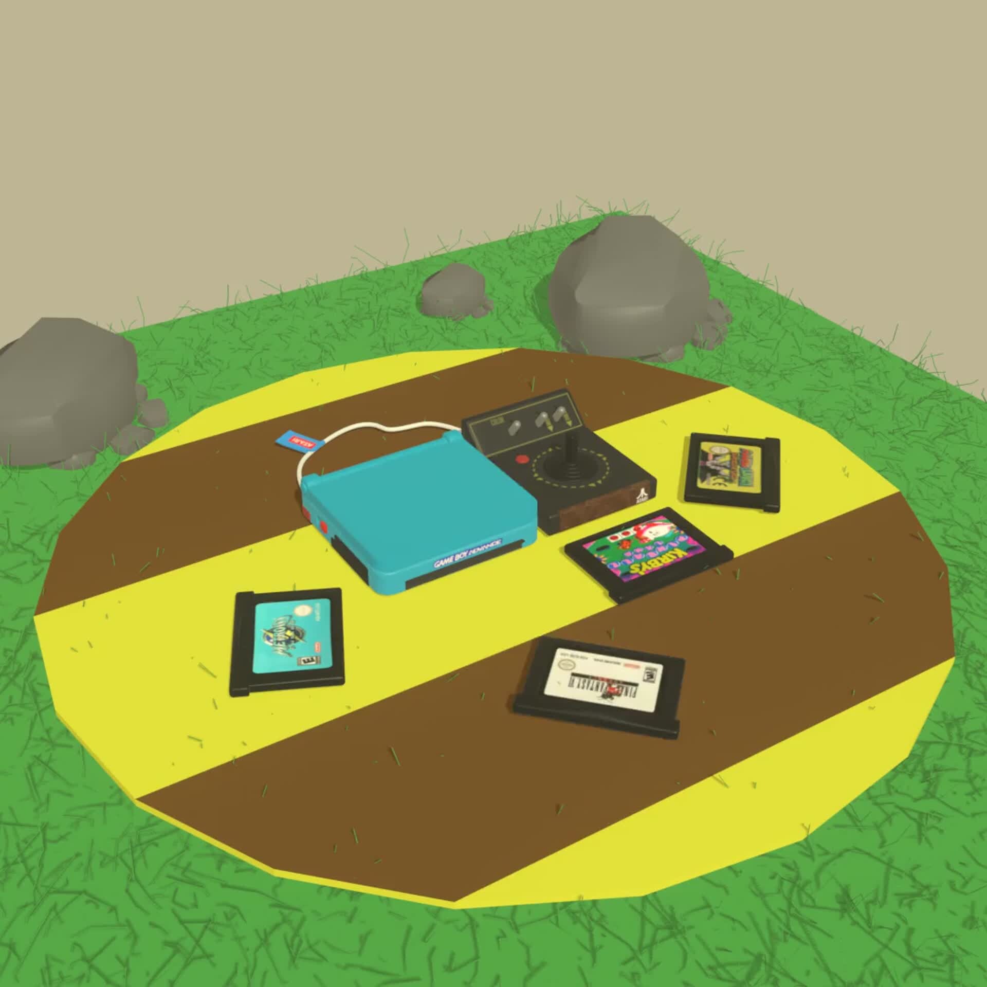 ArtStation - Gameboy Advance