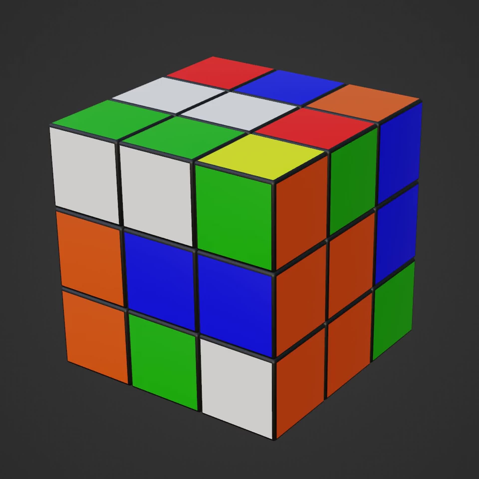 ArtStation - Rubik's Cube in Geo-Nodes