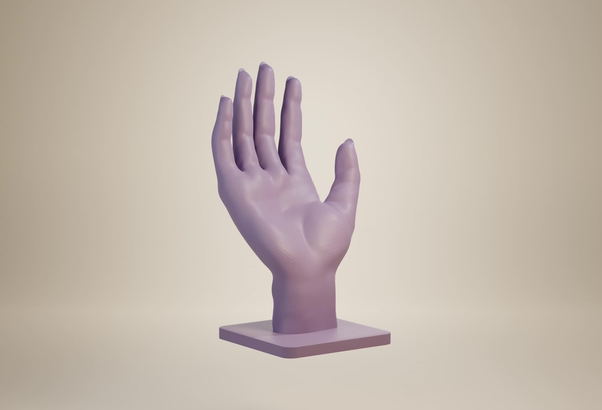 ArtStation - Printable - Hand jewellery stand